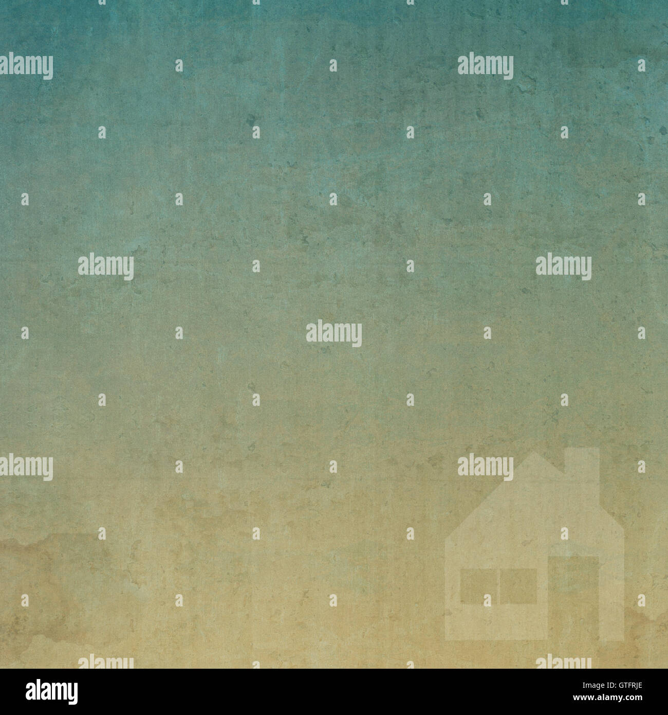 Icon home on old paper texture and background Stock Photo - Alamy