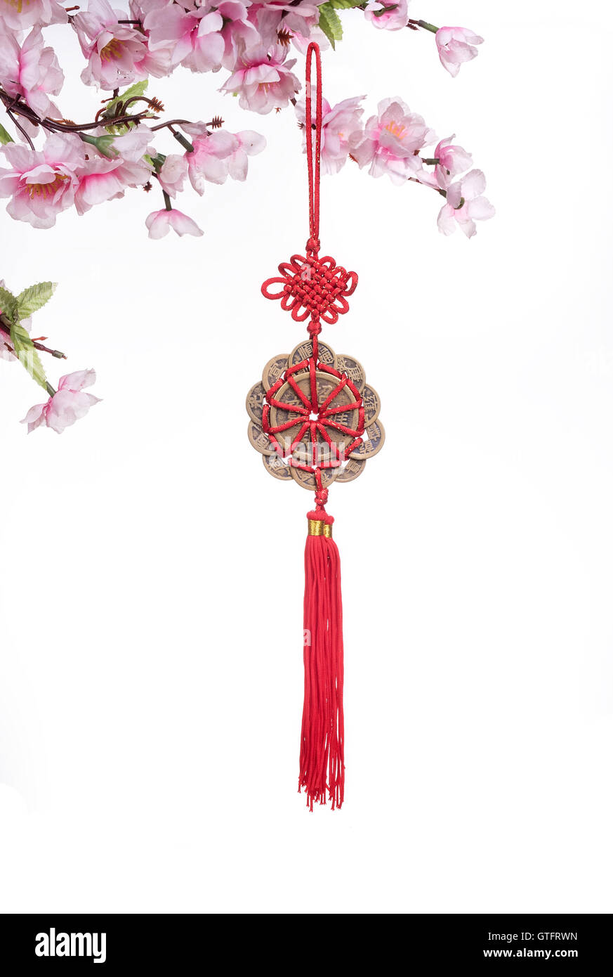 Traditional chinese knot,mean good bless Stock Photo - Alamy