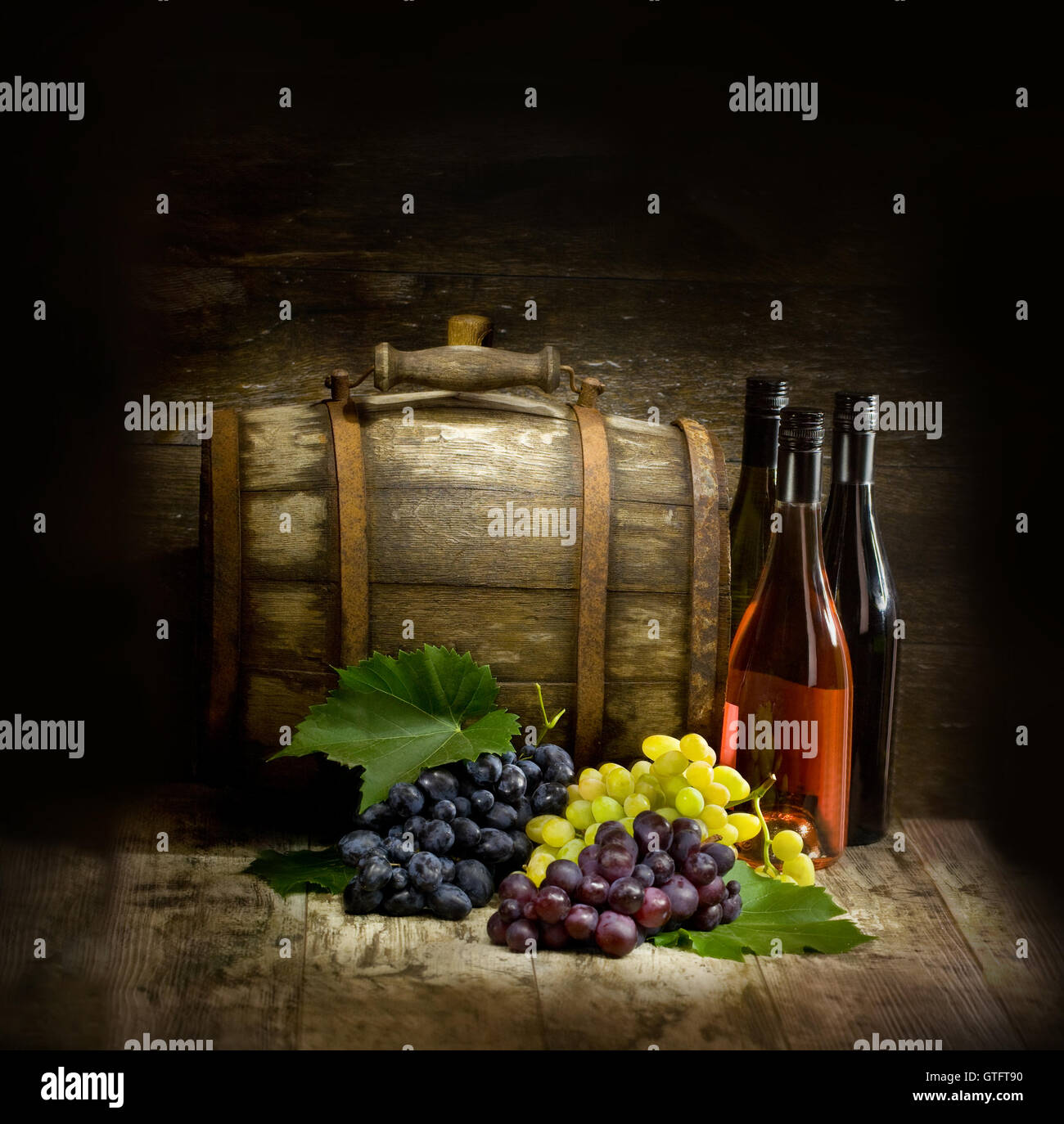 Still life with barrel Stock Photo - Alamy