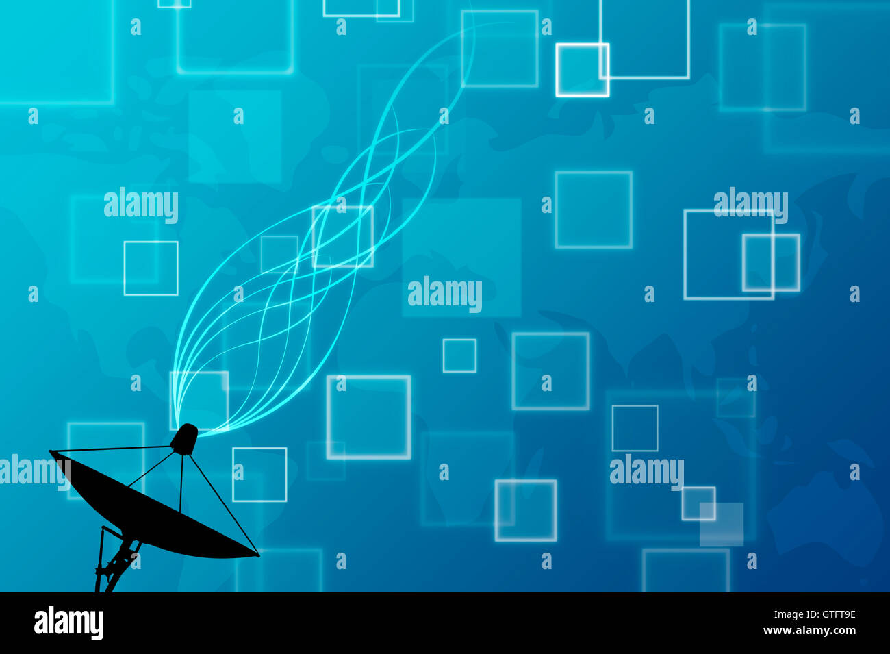 Dish map hi-res stock photography and images - Alamy