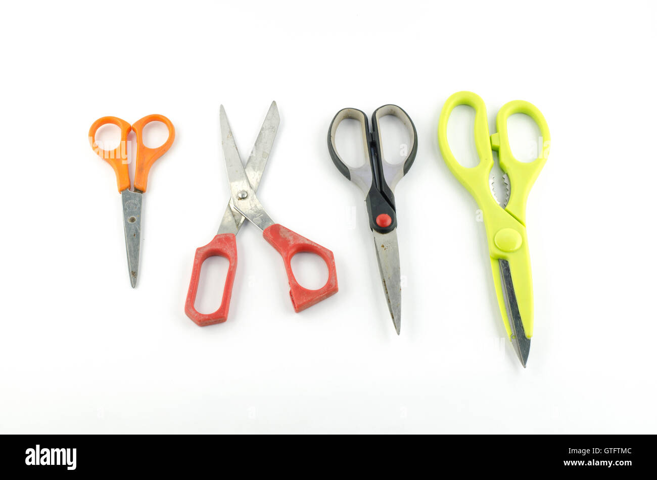Scissors isolated with white background Stock Photo - Alamy