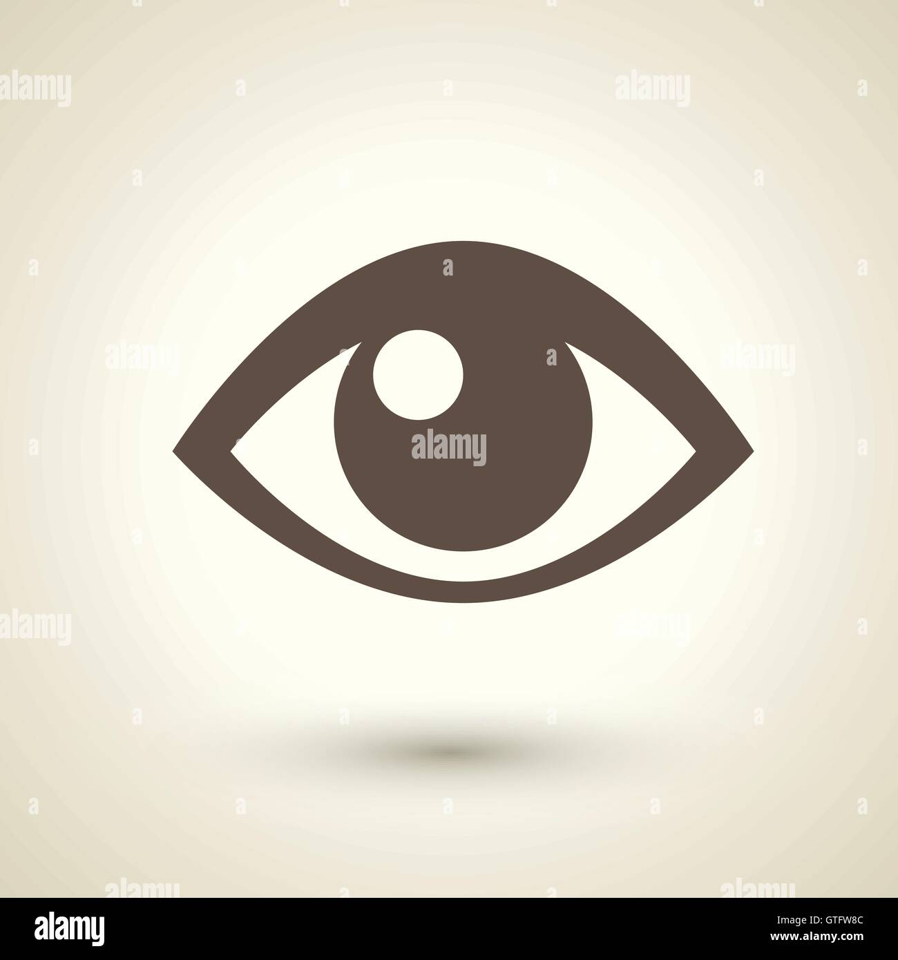 Eye icon isolated hi-res stock photography and images - Alamy