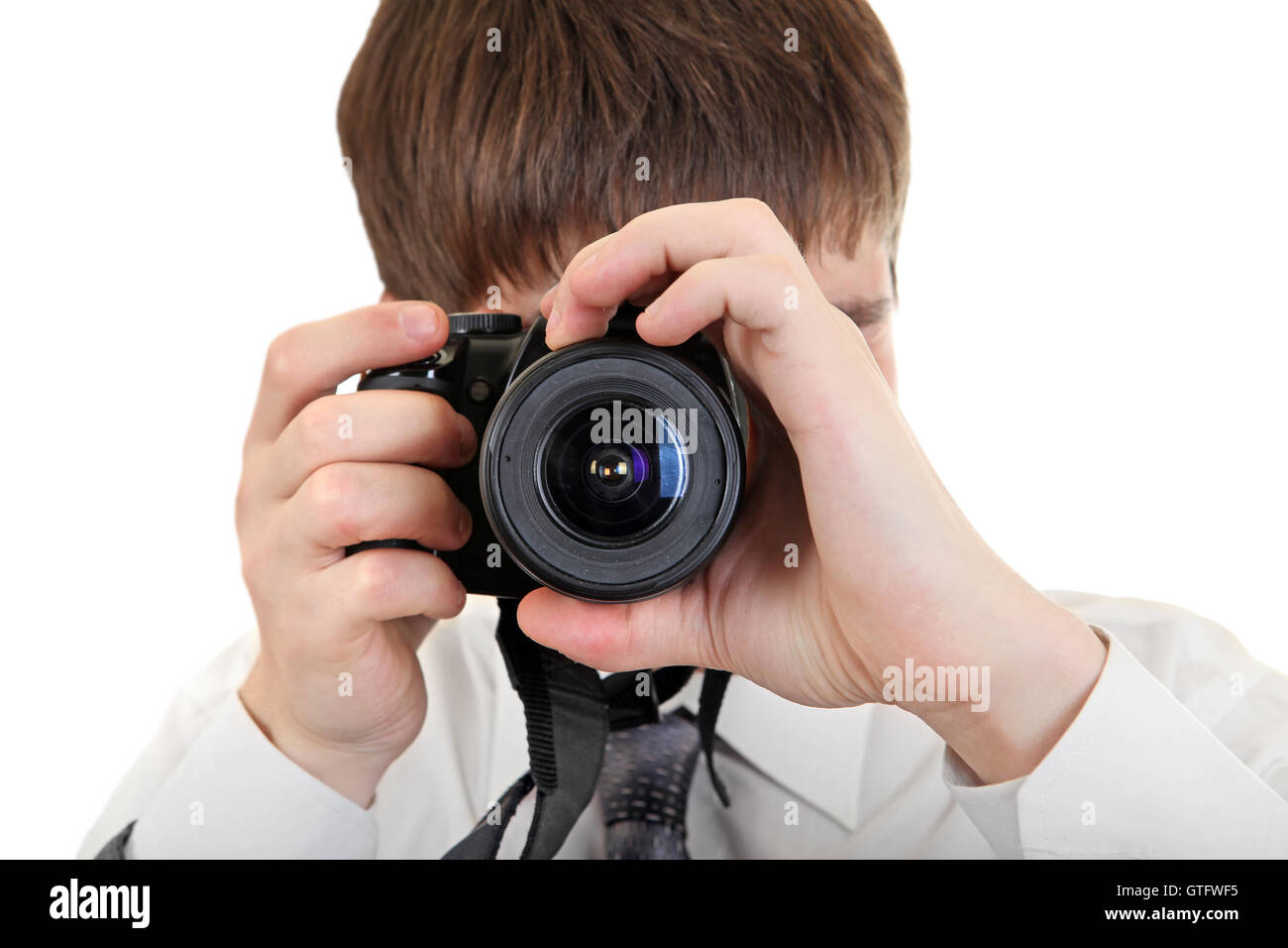 Person Take a Picture with a Camera Stock Photo - Alamy