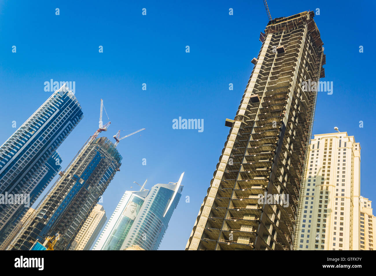 High rise buildings and streets in Dubai, UAE Stock Photo - Alamy