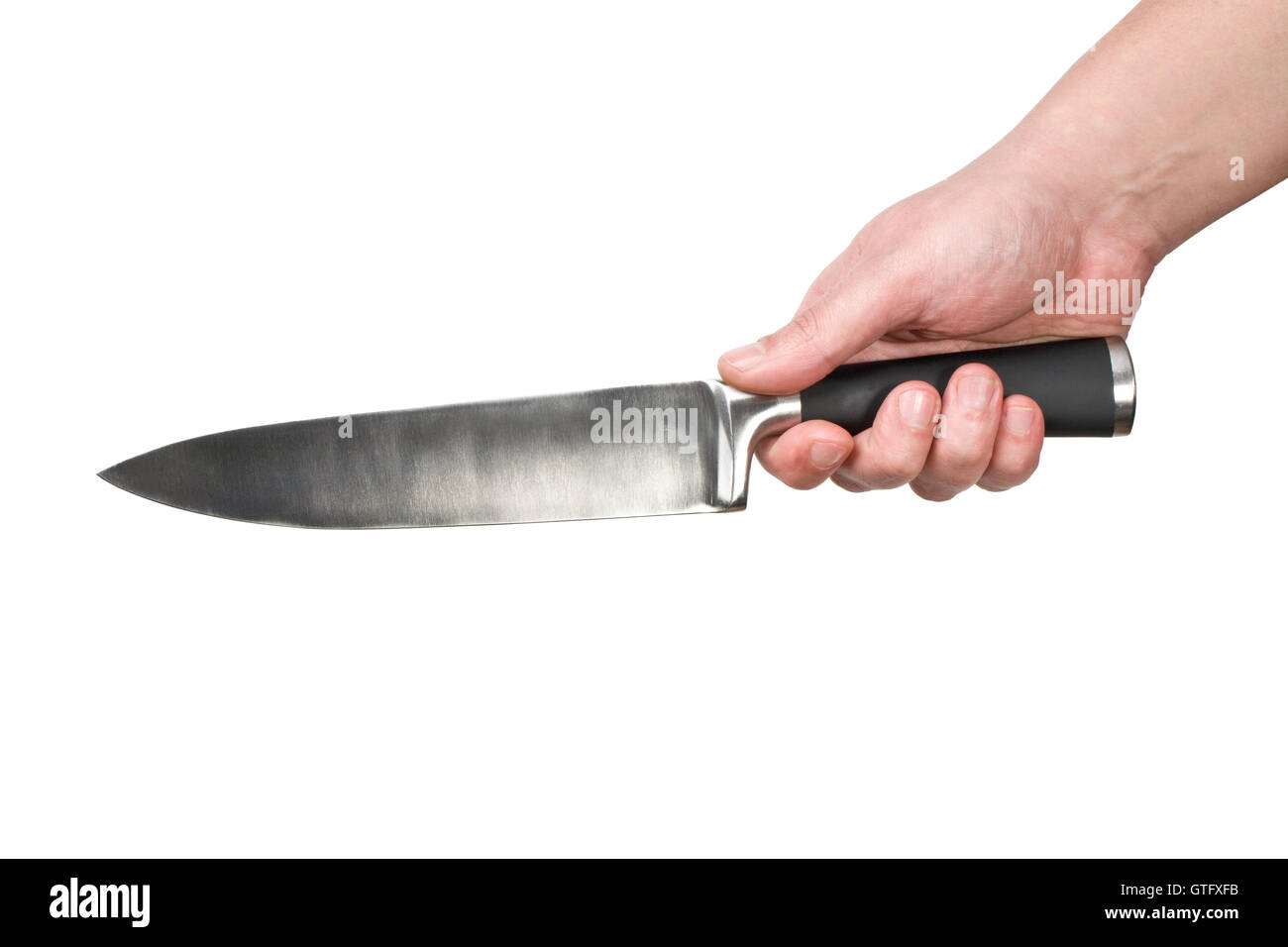 knife and hand Stock Photo - Alamy