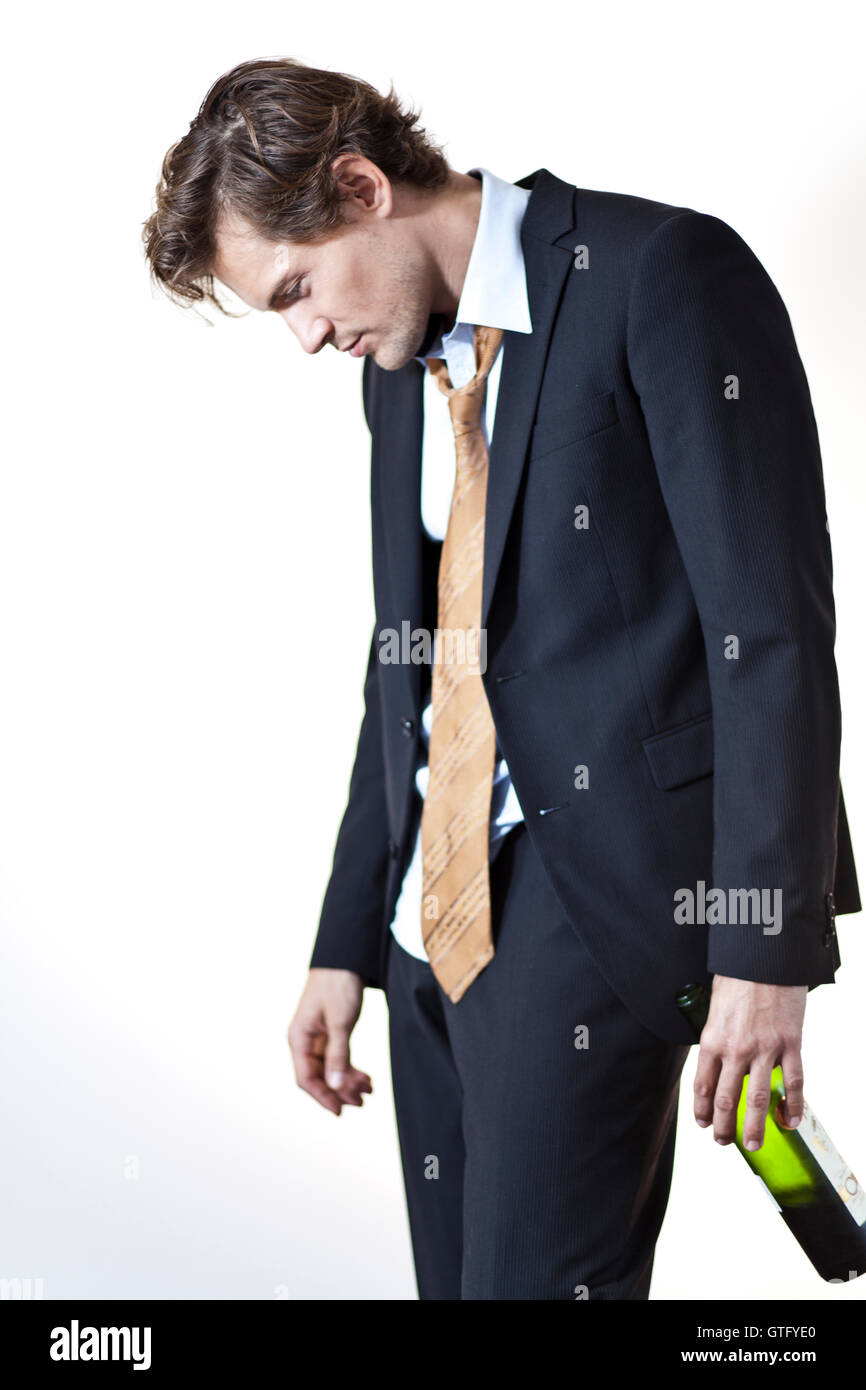 Drunk guy wine hi-res stock photography and images - Alamy