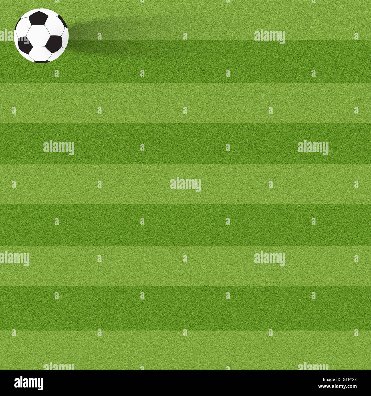 Football soccer on grass background Stock Photo - Alamy