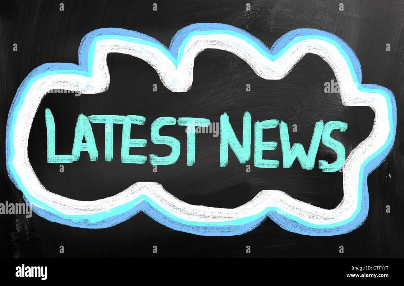 Latest news text message hi-res stock photography and images - Alamy