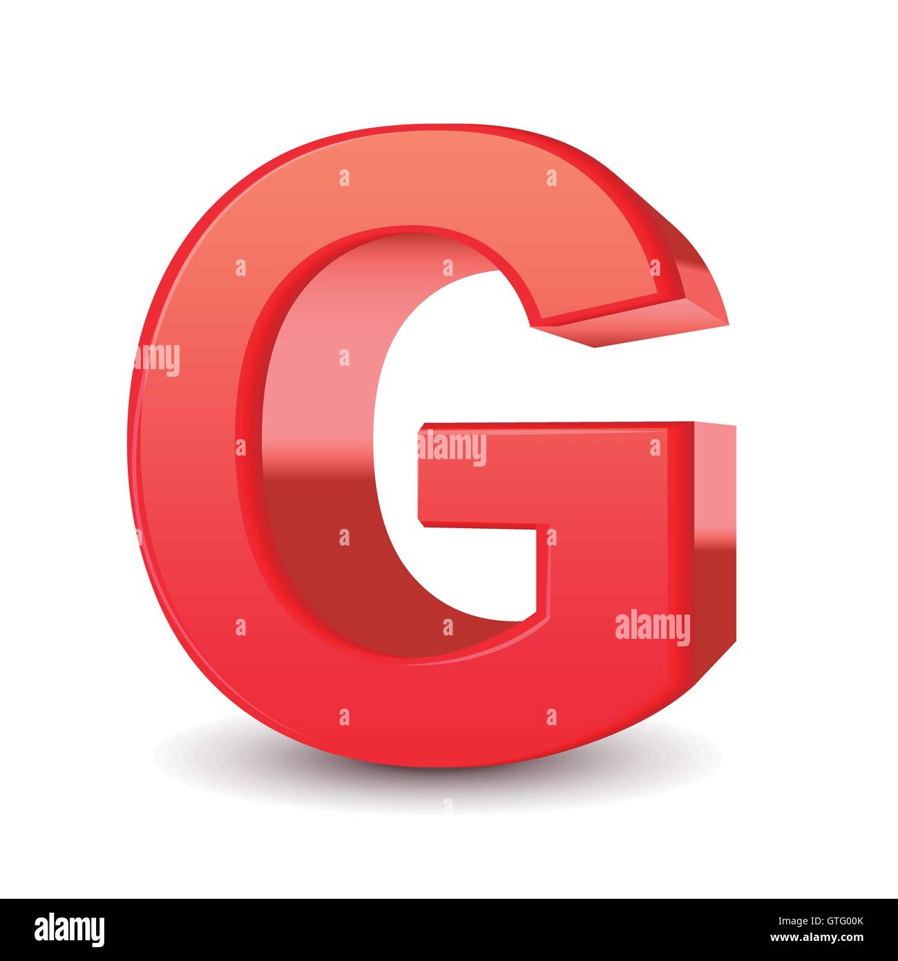 Beautiful view big letter Stock Vector Images - Alamy