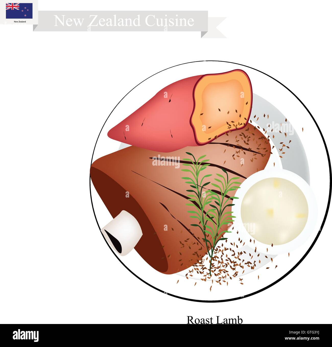 New zealand potatoes Stock Vector Images - Alamy
