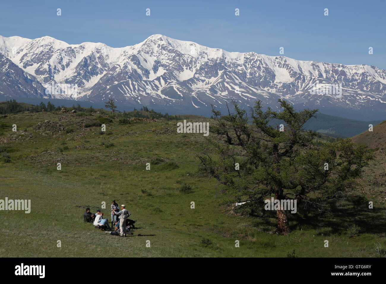 Altai region Russia mountain landscapes Stock Photo - Alamy