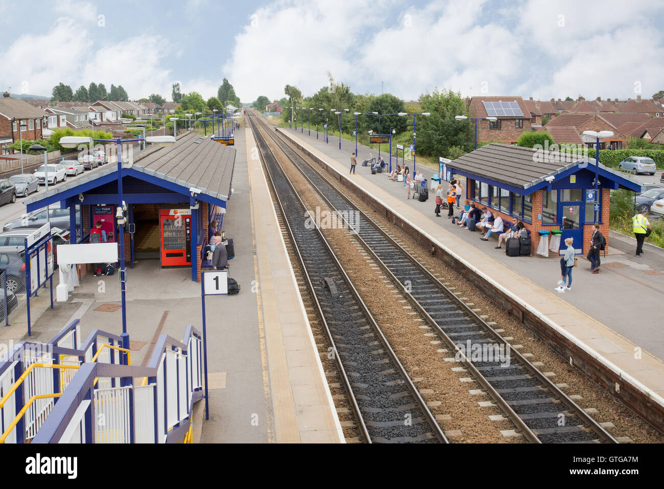 Train station brough east Yorkshire 125 hull trains Stock Photo - Alamy