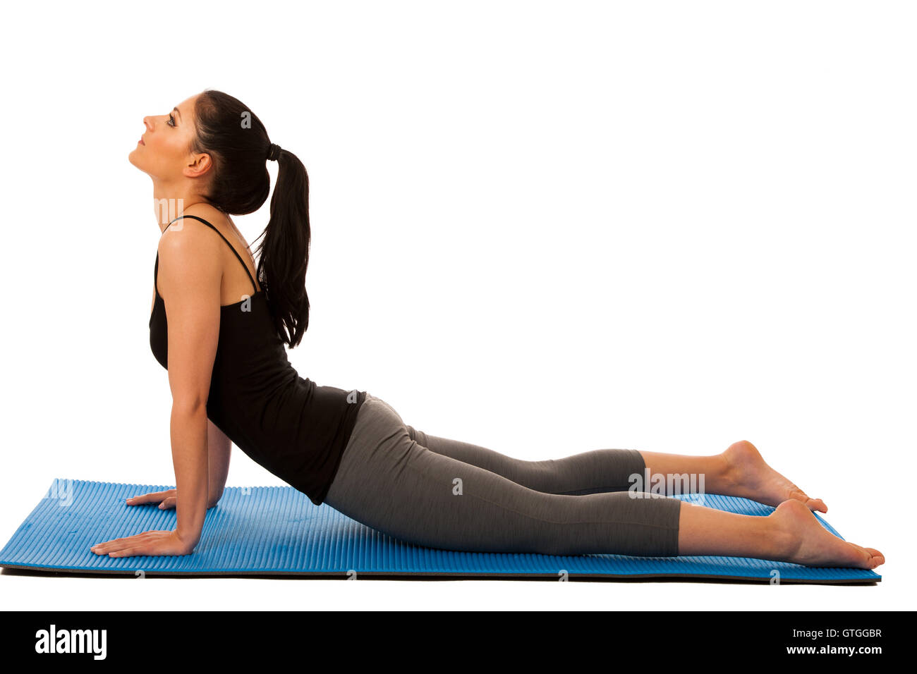 Pretty yoga hi-res stock photography and images - Alamy