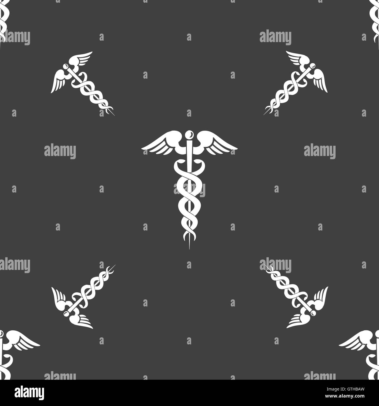 medicine sign. Seamless pattern on a gray background. Vector Stock ...