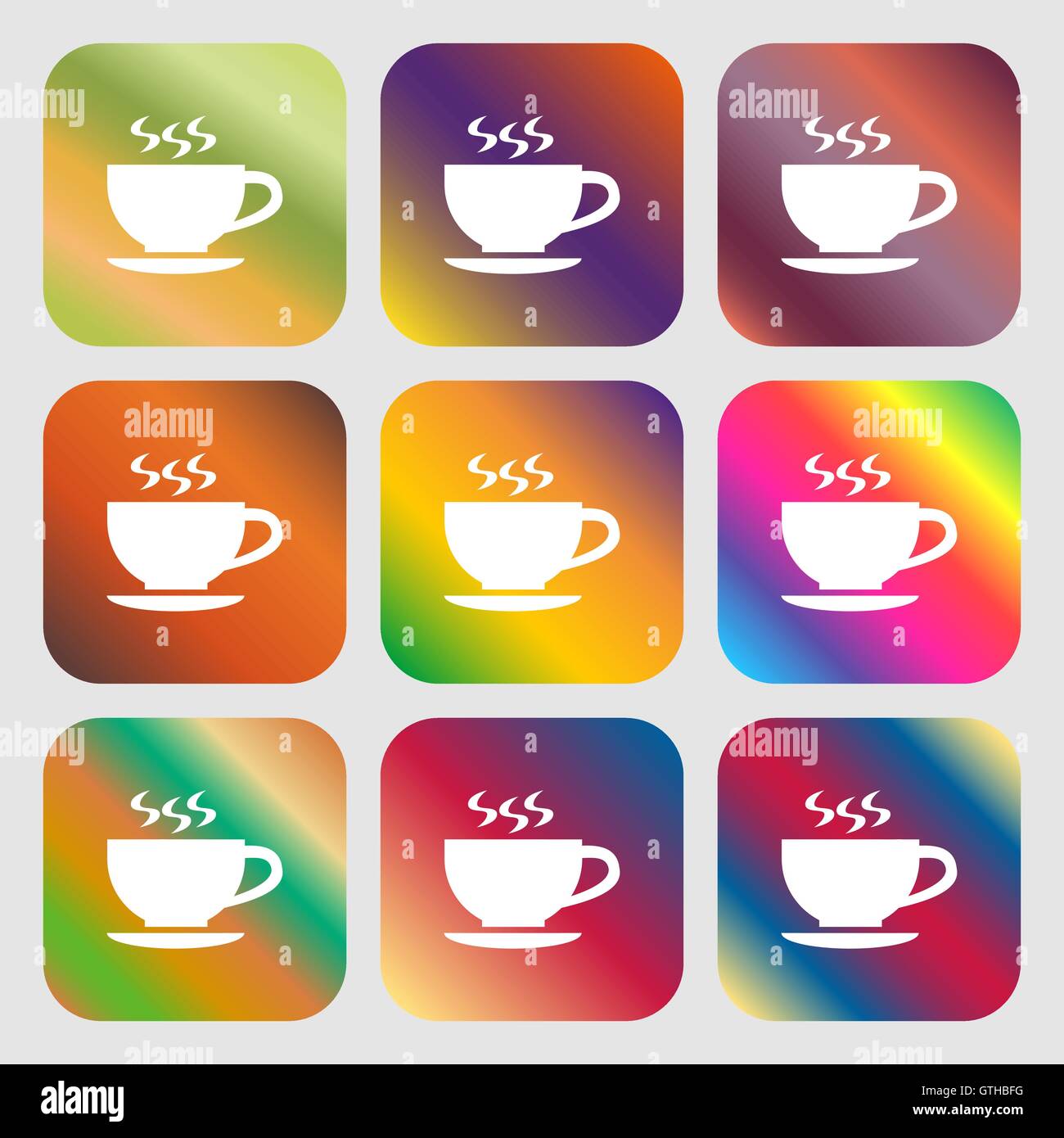 Black tea icon Stock Vector Images - Alamy