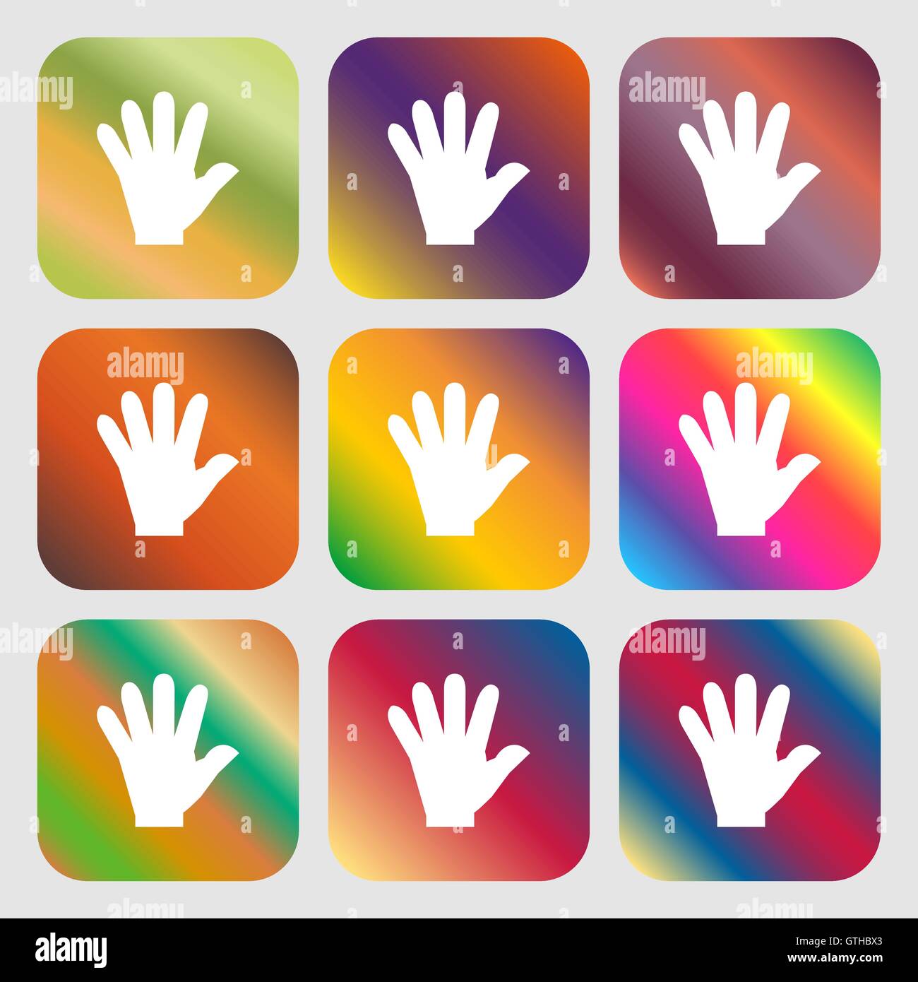 Computer hand icon line art hi-res stock photography and images - Alamy