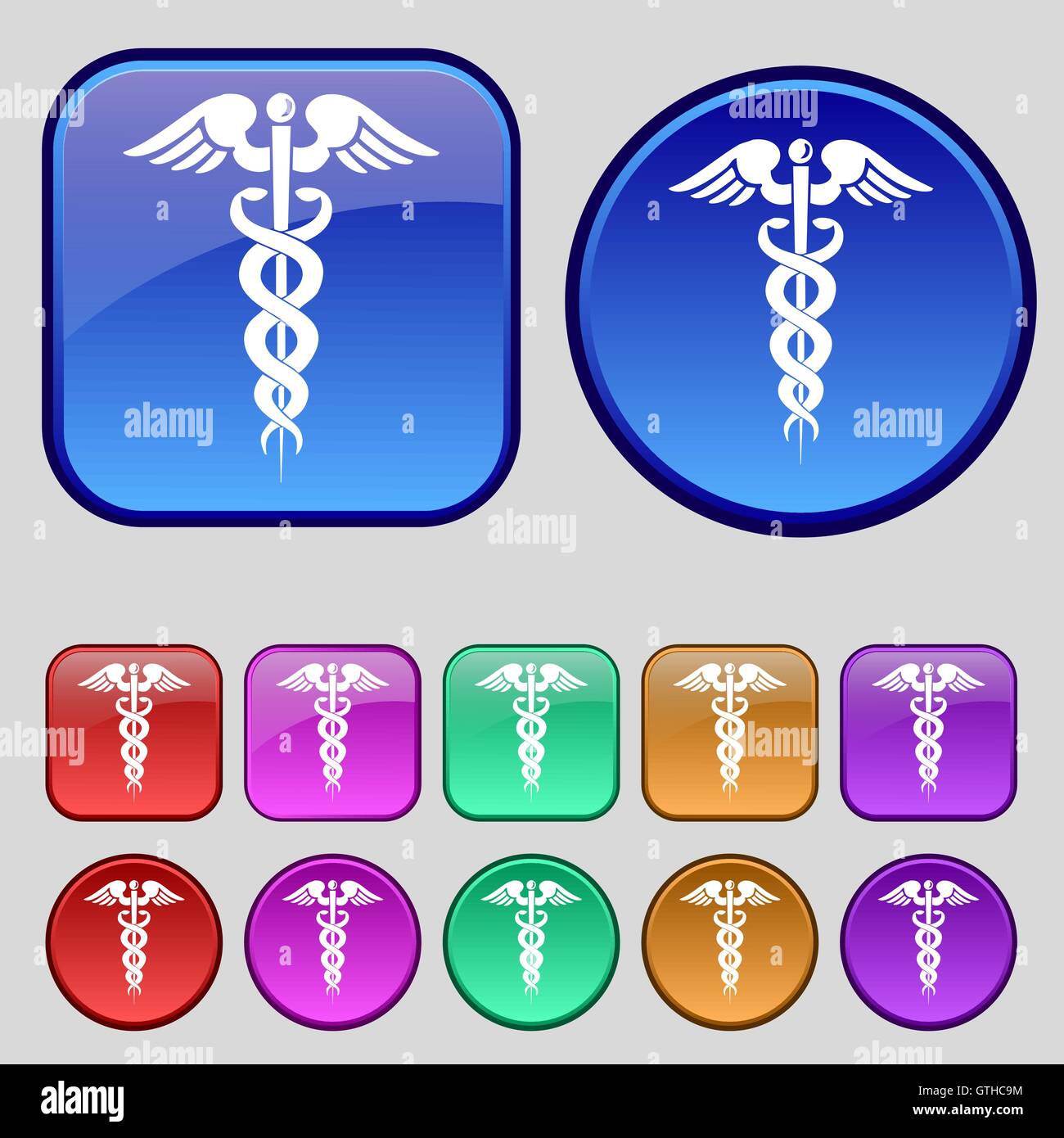 medicine icon sign. A set of twelve vintage buttons for your design ...