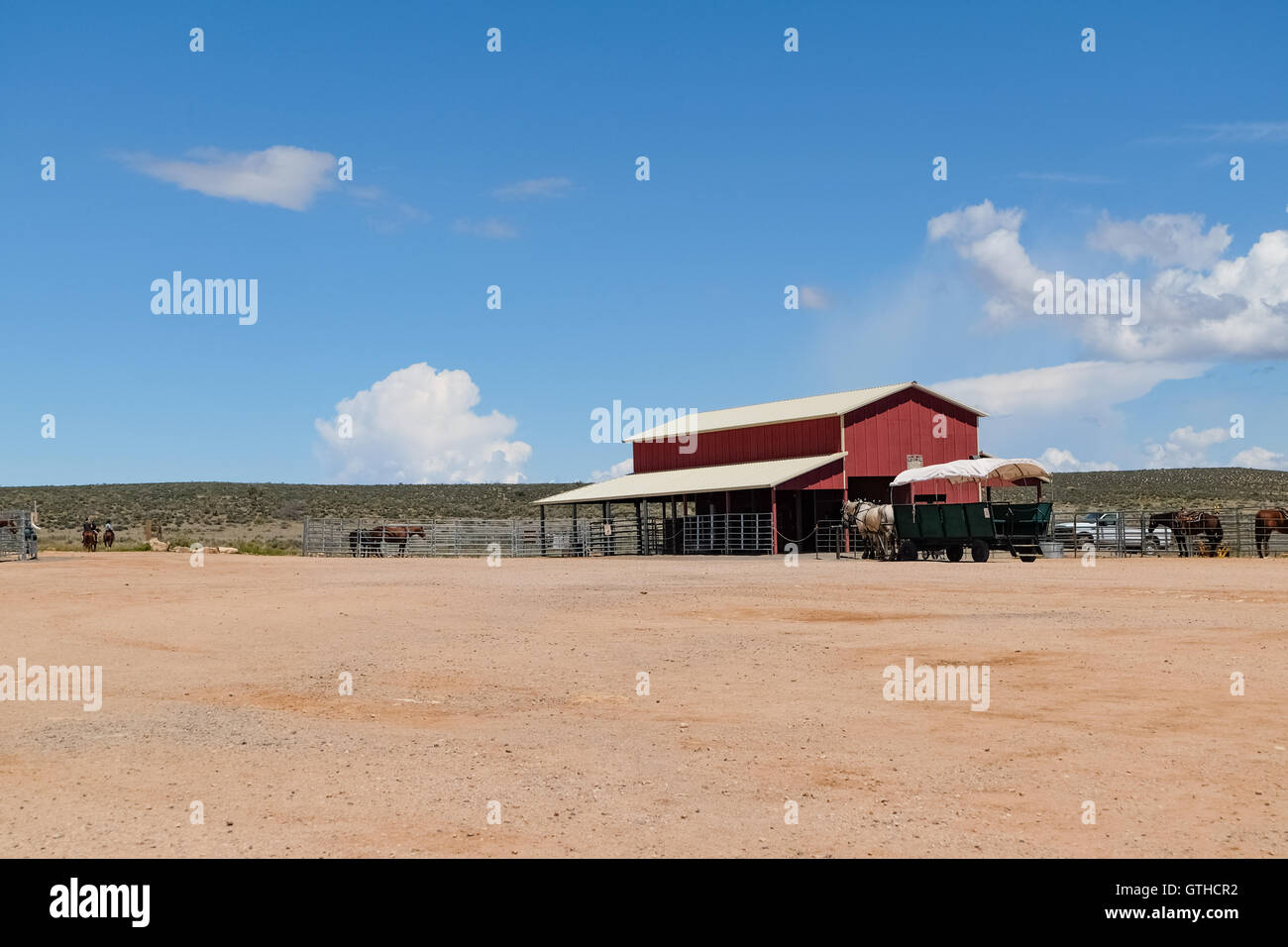 Hualapai Ranch at Grand Canyon, Arizona, USA Stock Photo - Alamy
