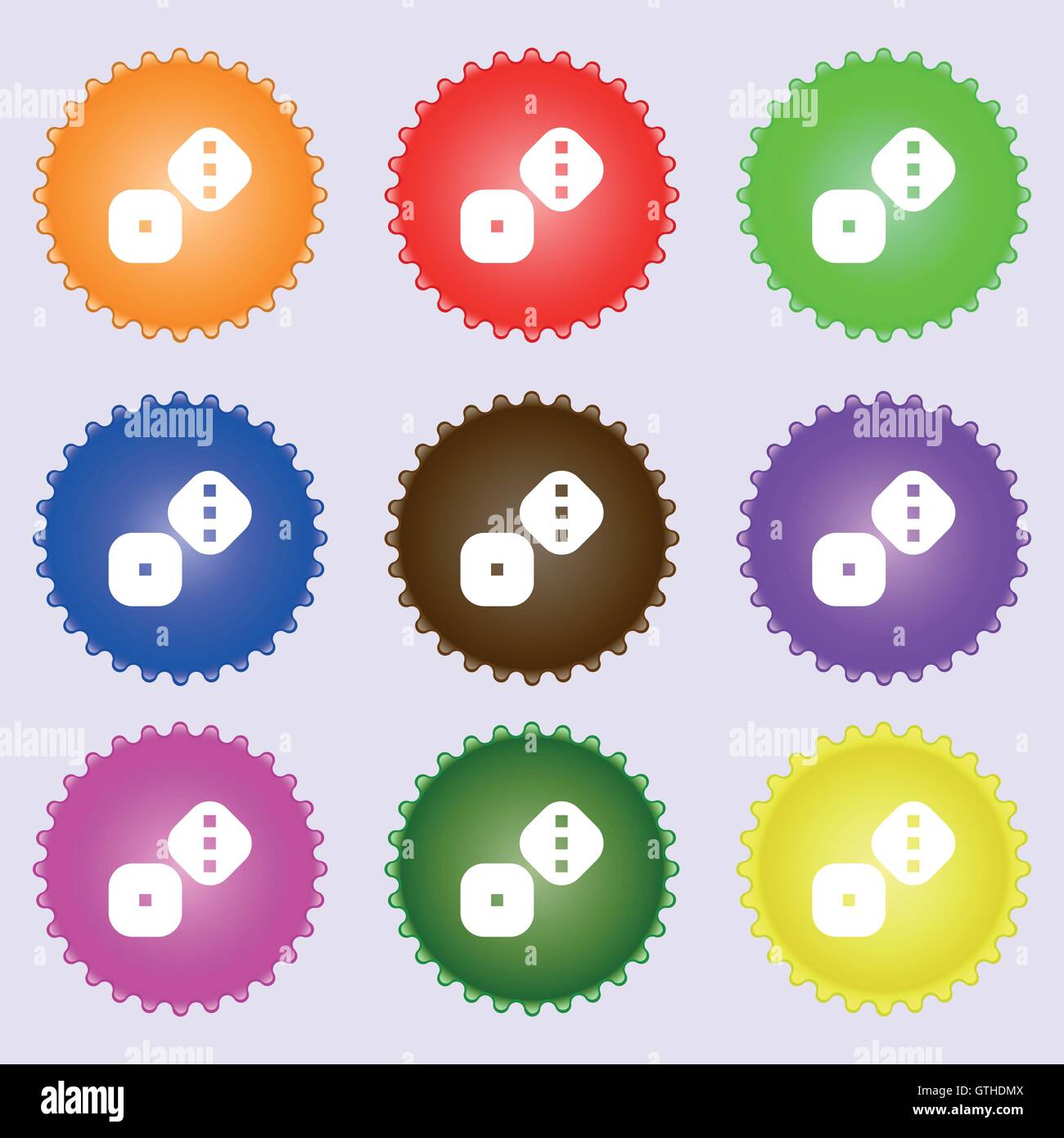 Big dice Stock Vector Images - Alamy