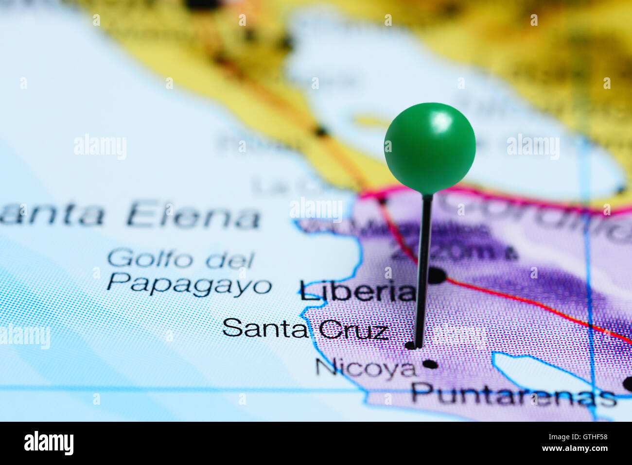 Map of santa cruz hi-res stock photography and images - Alamy
