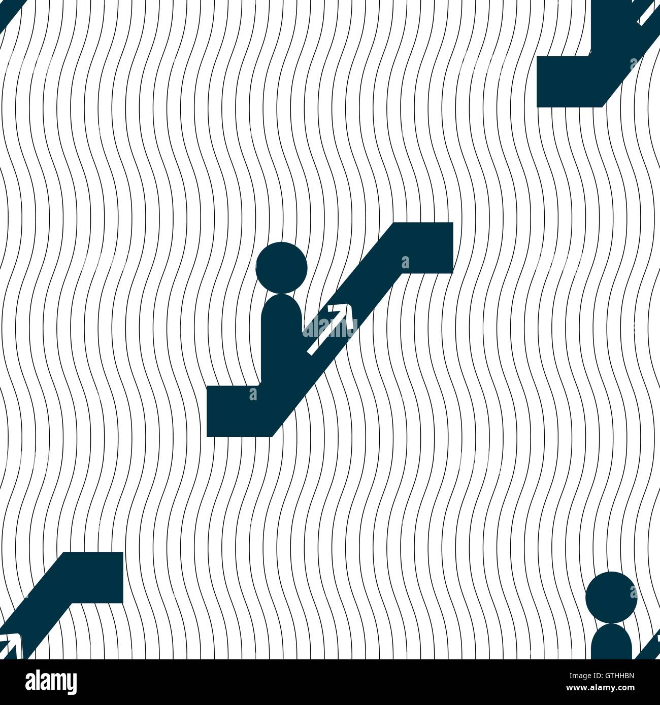 Escalator to subway Stock Vector Images - Alamy