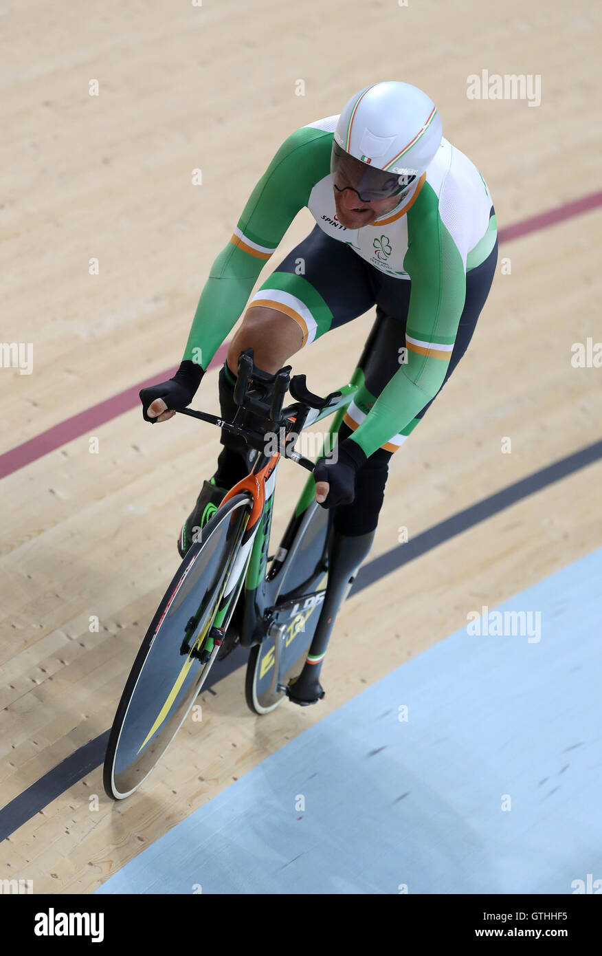 Ireland's Colin Lynch competes in the Men's C2 3000m Individual Pursuit ...