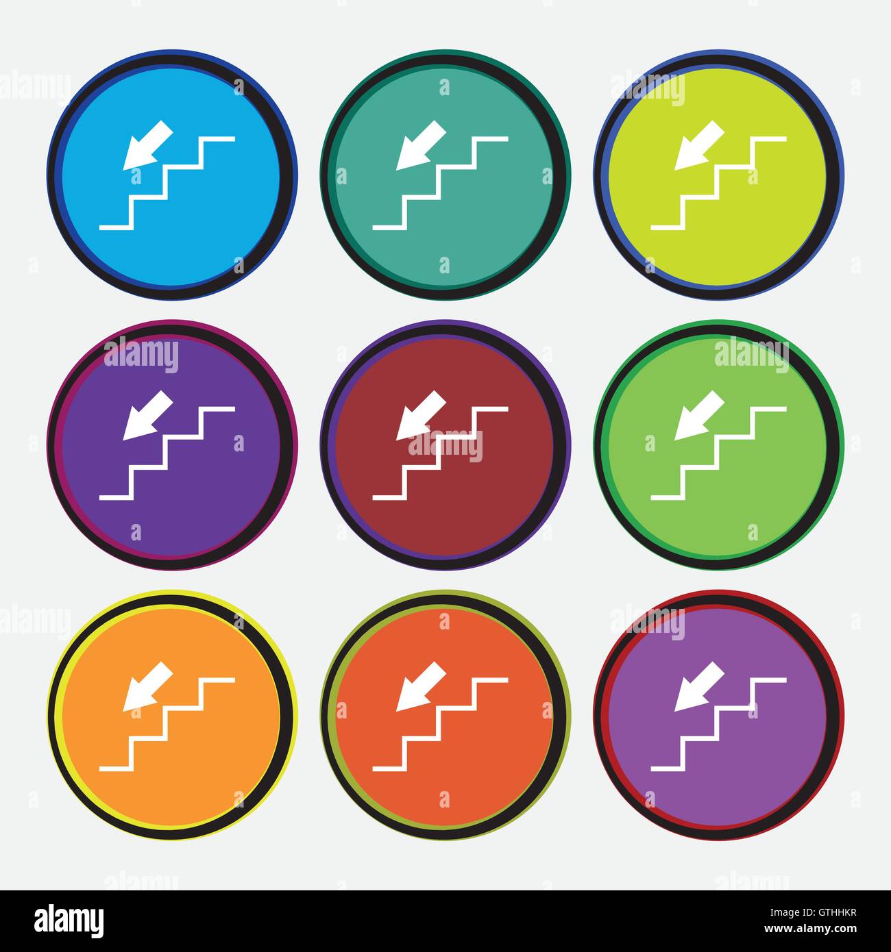 Descent down street Stock Vector Images - Alamy