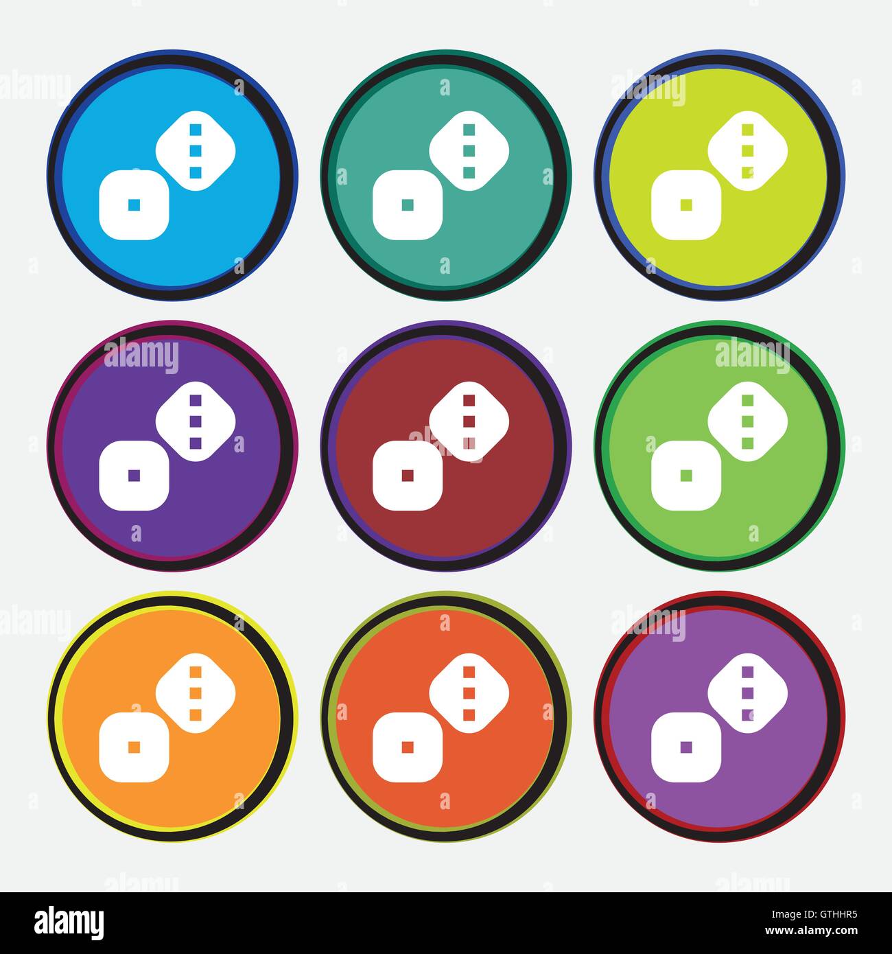 Black white pictorial illustration two Stock Vector Images - Alamy