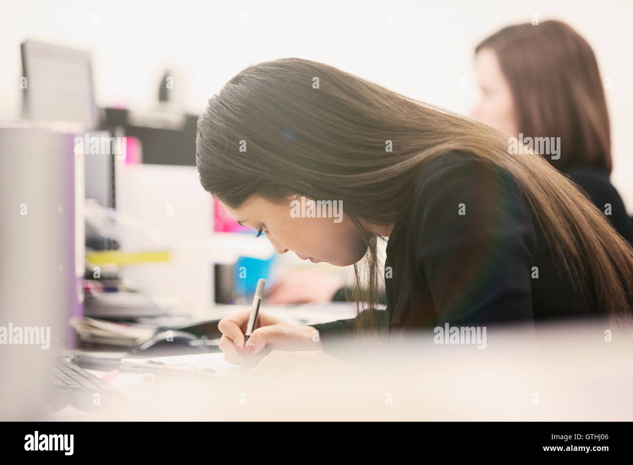 Office desk detail hi-res stock photography and images - Alamy