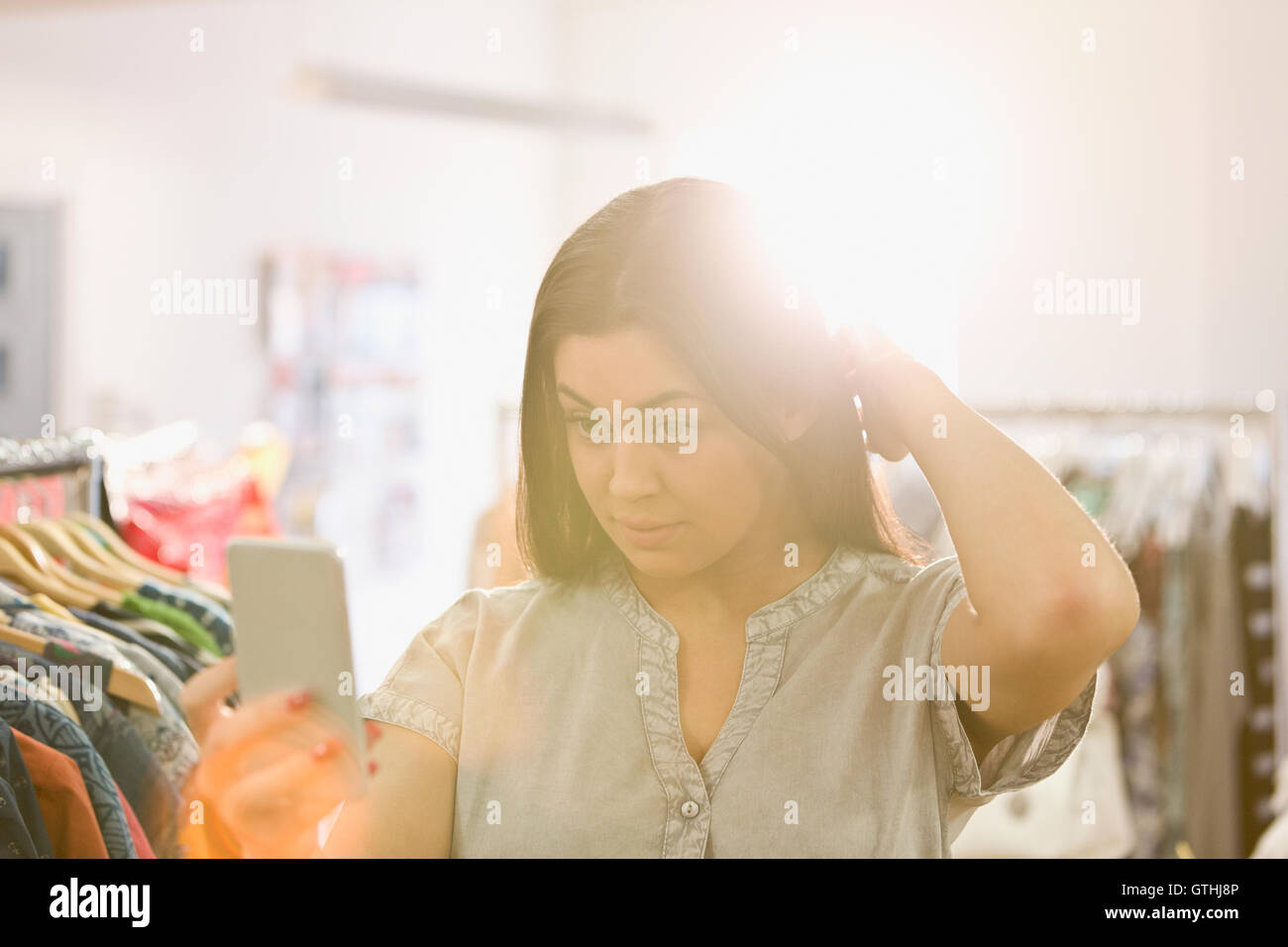 Woman in fashion clothing hi-res stock photography and images - Alamy