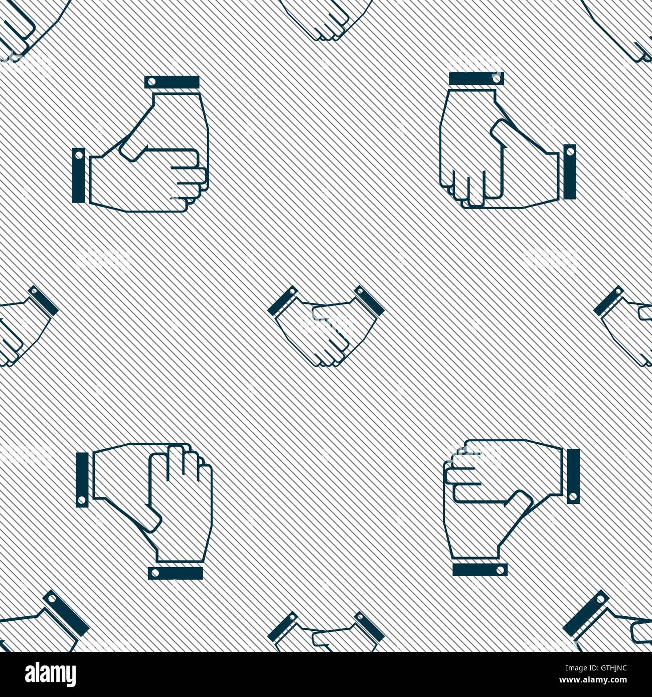 Handshake cutout Stock Vector Images - Alamy