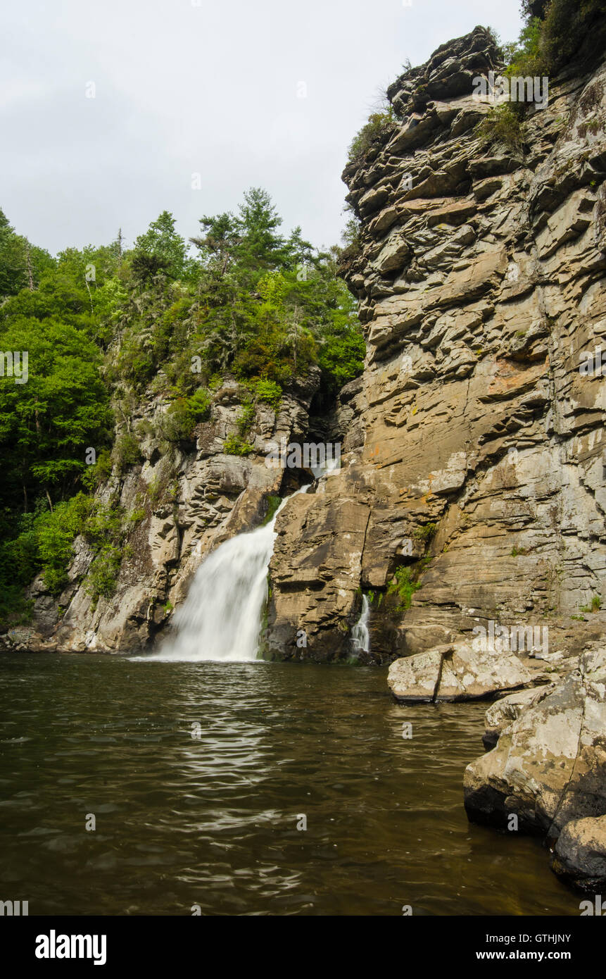 Linville Falls, Blue Ridge Mountains, North Carolina Stock Photo - Alamy