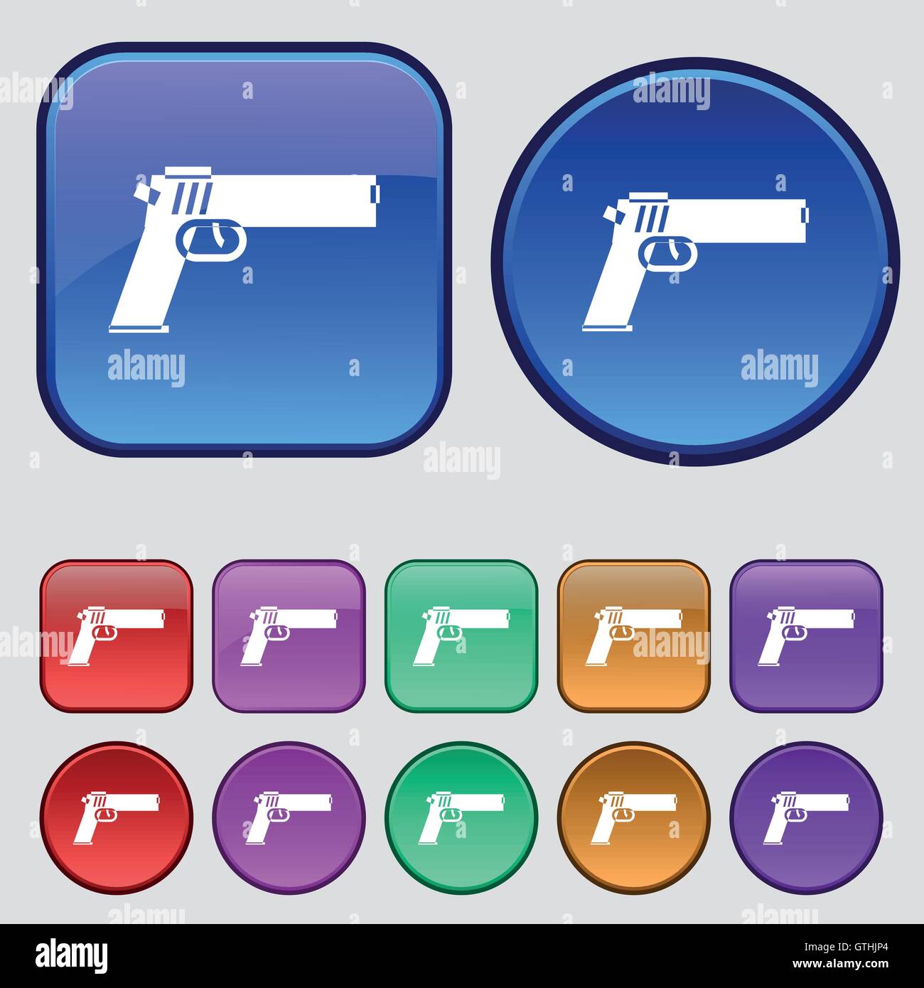 Gun design hi-res stock photography and images - Alamy