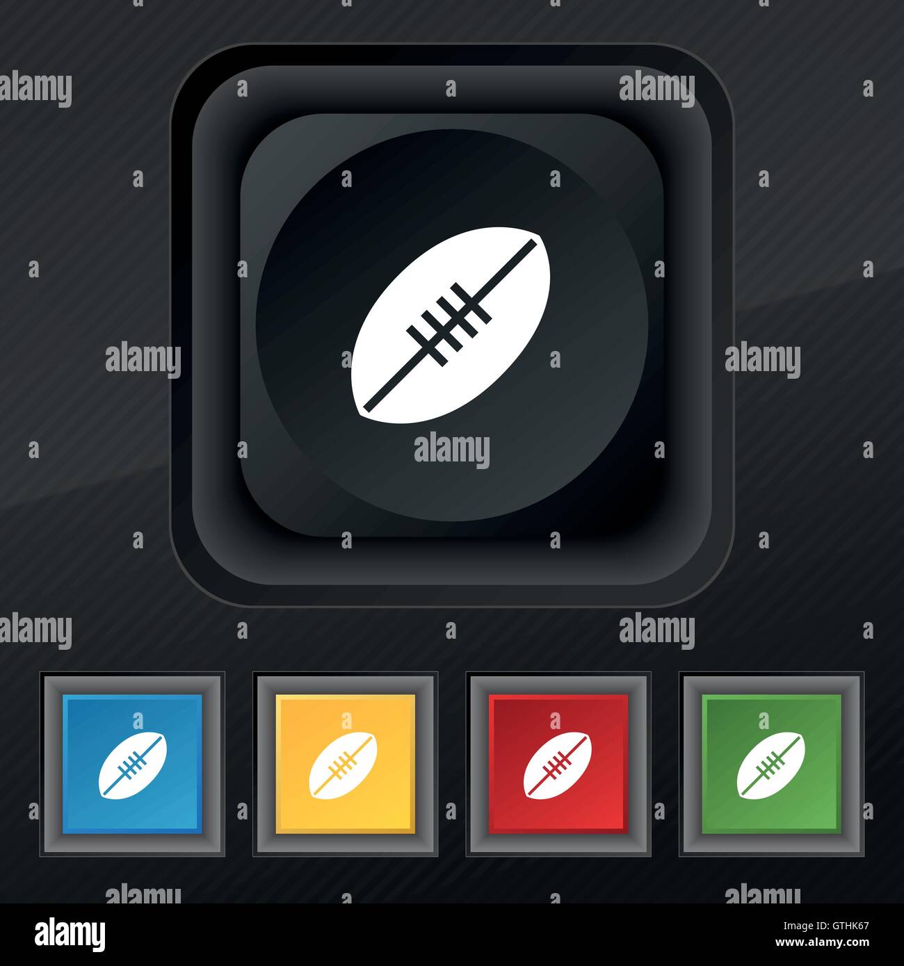 Five oval Stock Vector Images - Alamy