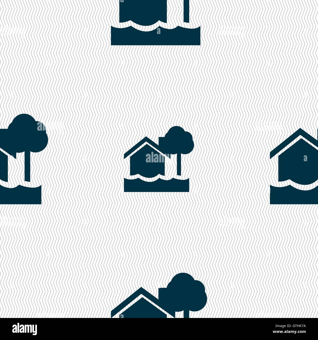 Flood symbol icon hi-res stock photography and images - Alamy
