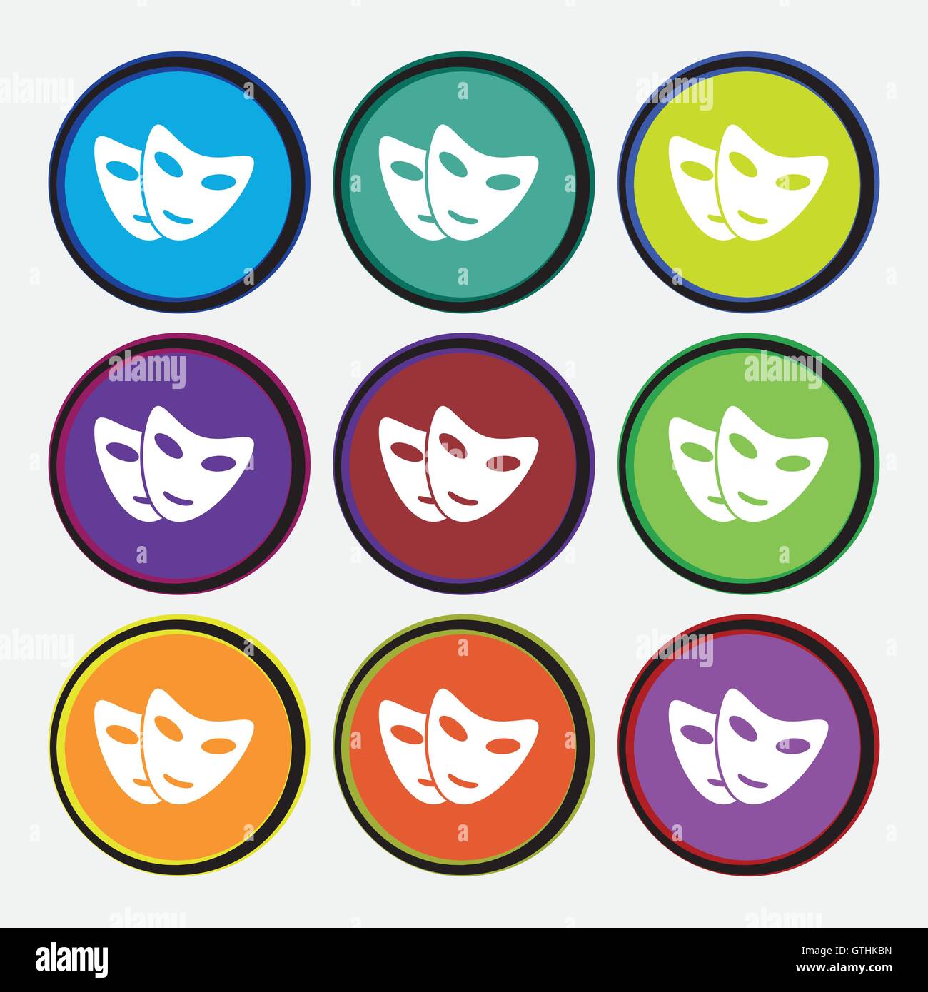 Multi show logo Stock Vector Images - Alamy