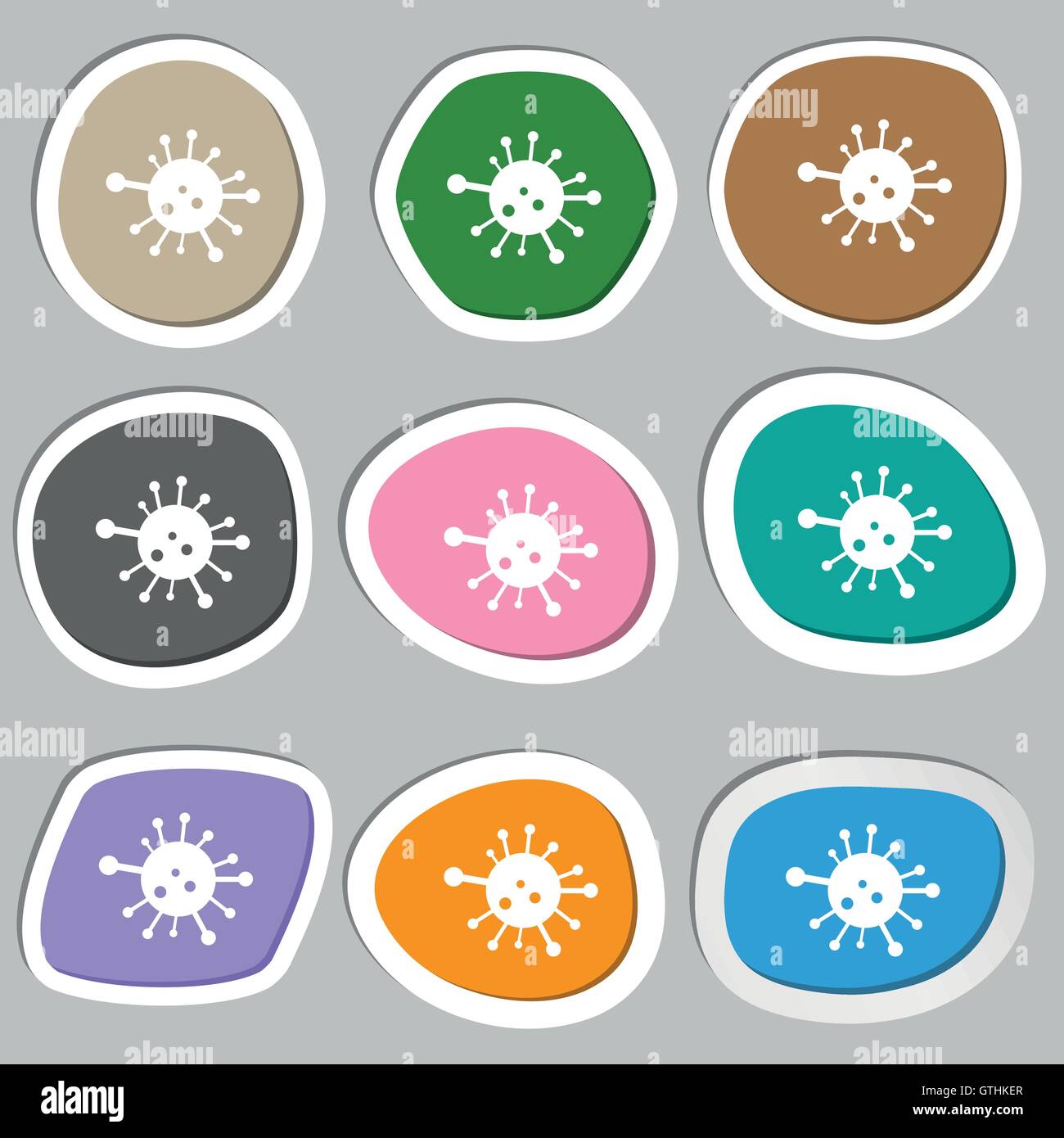 Bacteria symbols hi-res stock photography and images - Alamy