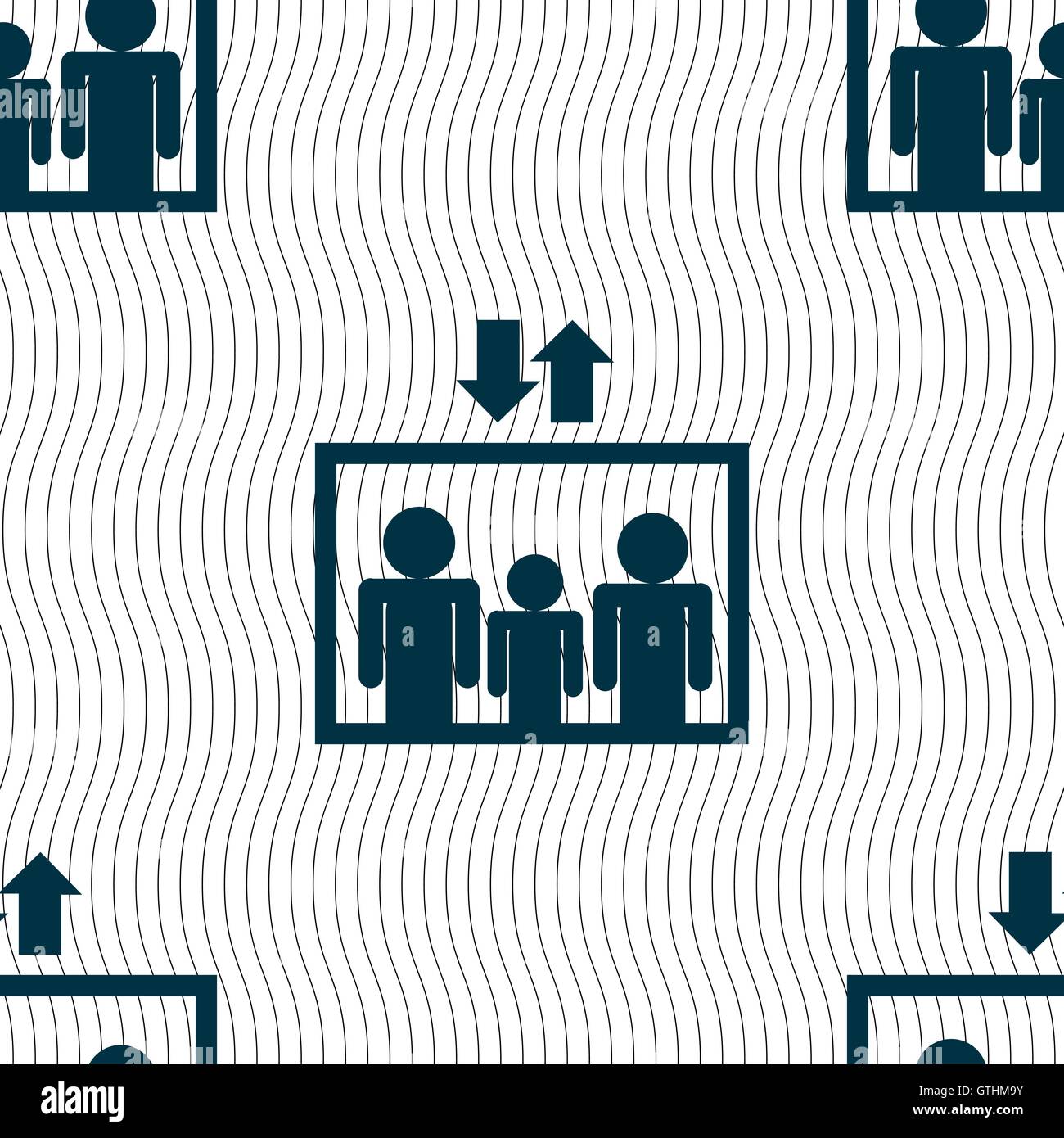 Elevator up down vintage Stock Vector Images - Alamy