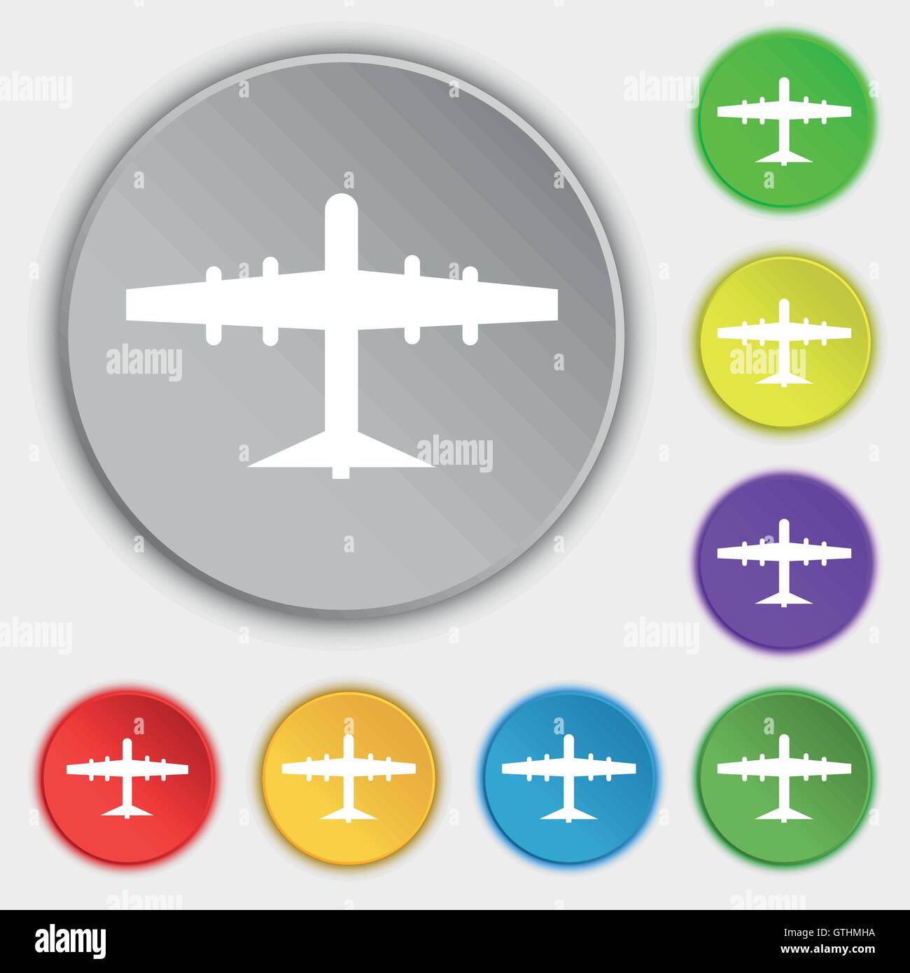 Aircraft colour design on wing Stock Vector Images - Alamy