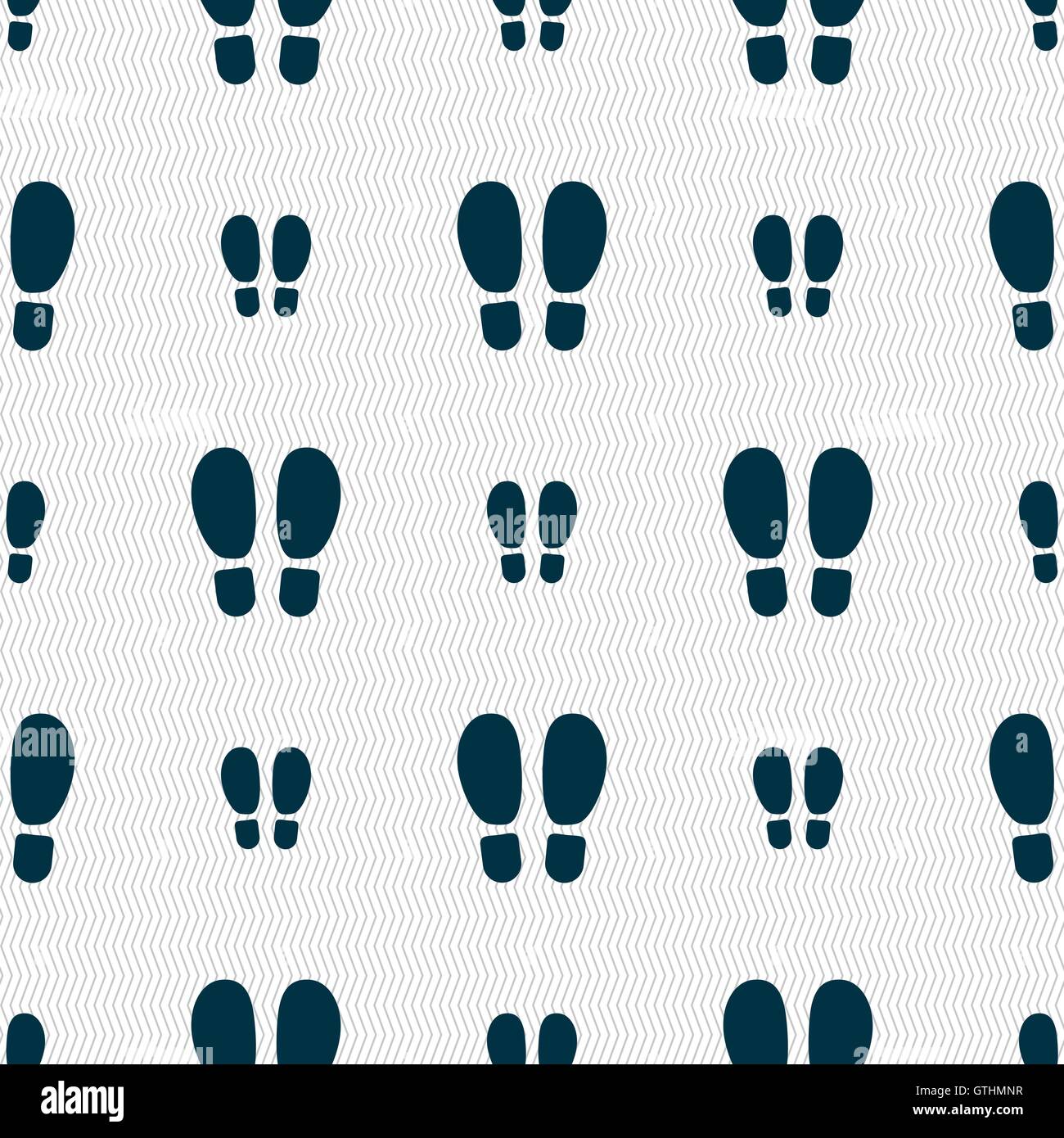 Food step Icon sign. Seamless pattern with geometric texture. Vector ...