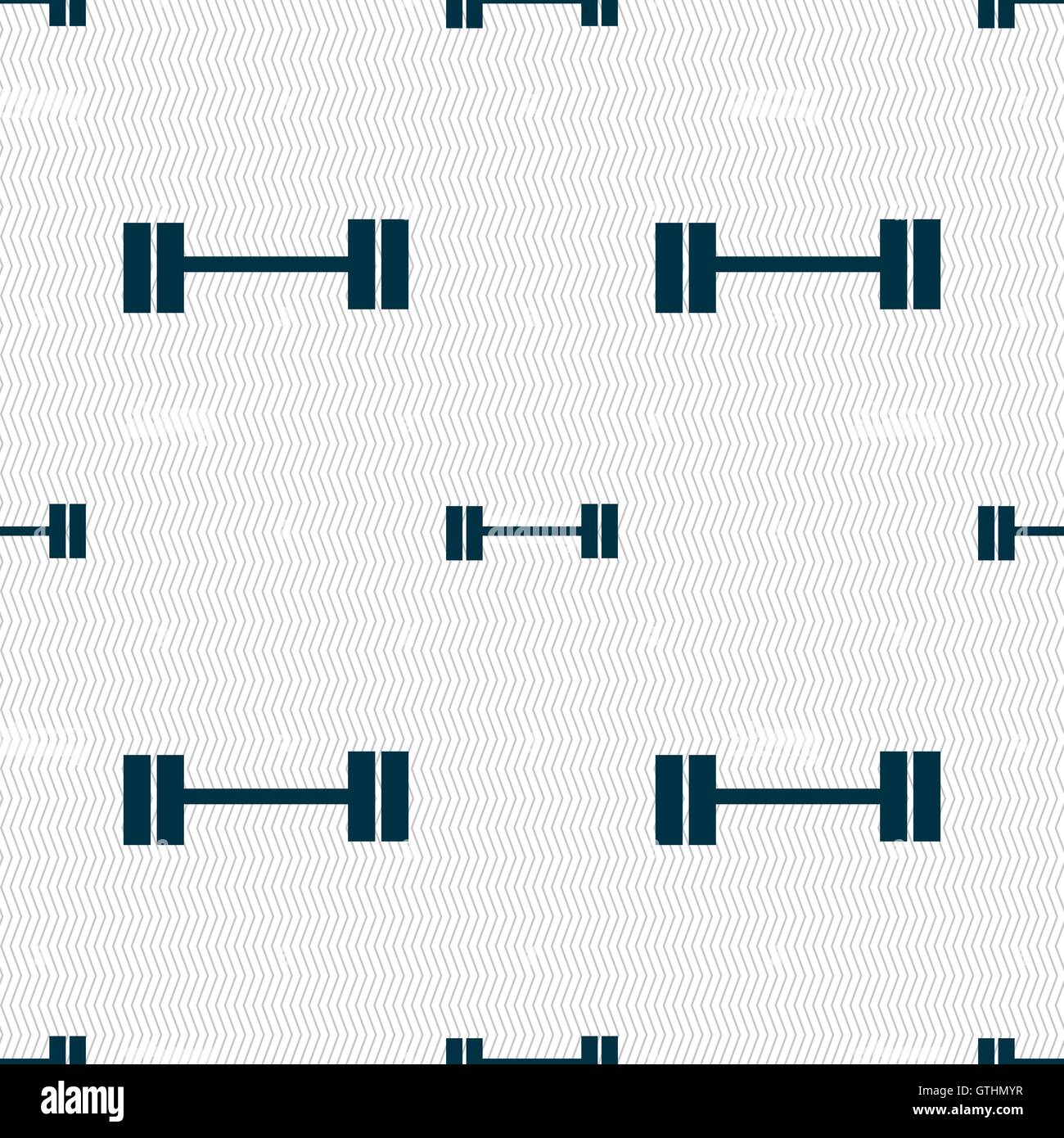 Dumbbell icon Stock Vector Images - Alamy