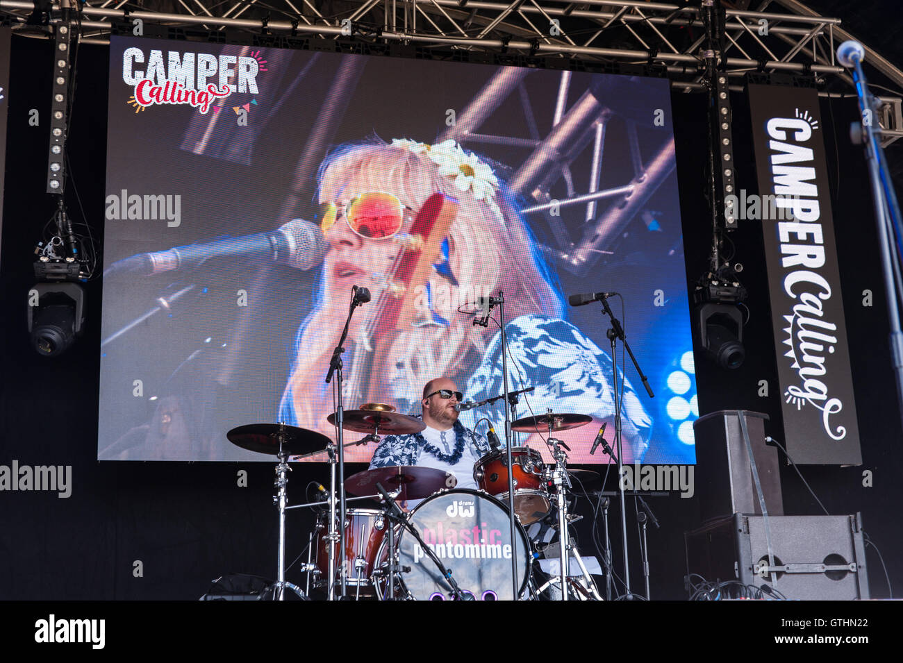 Plastic Pantomime play the "Lakeside Stage" at Camper Calling, 26th ...