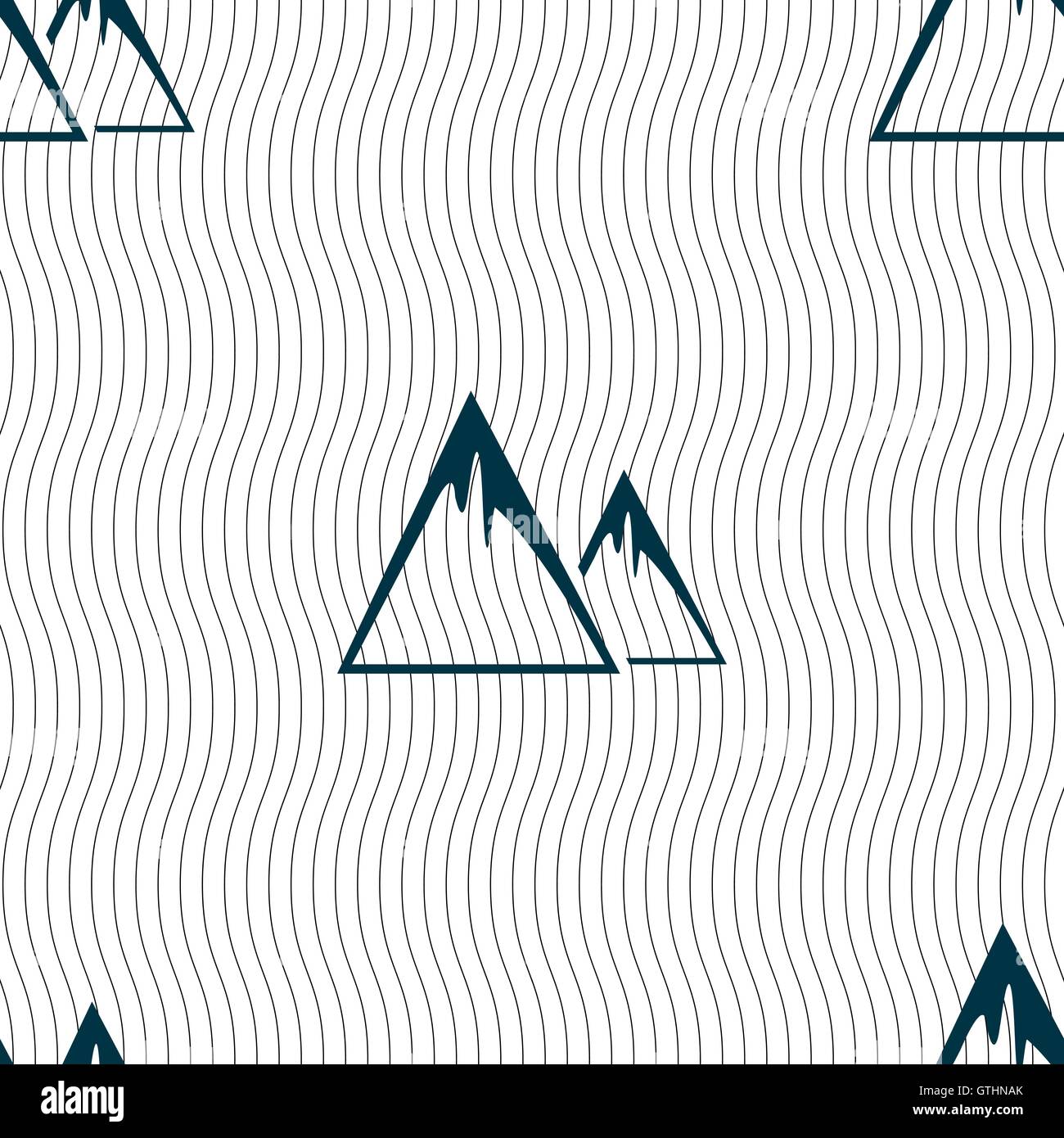 Hiking group hill map Stock Vector Images - Alamy