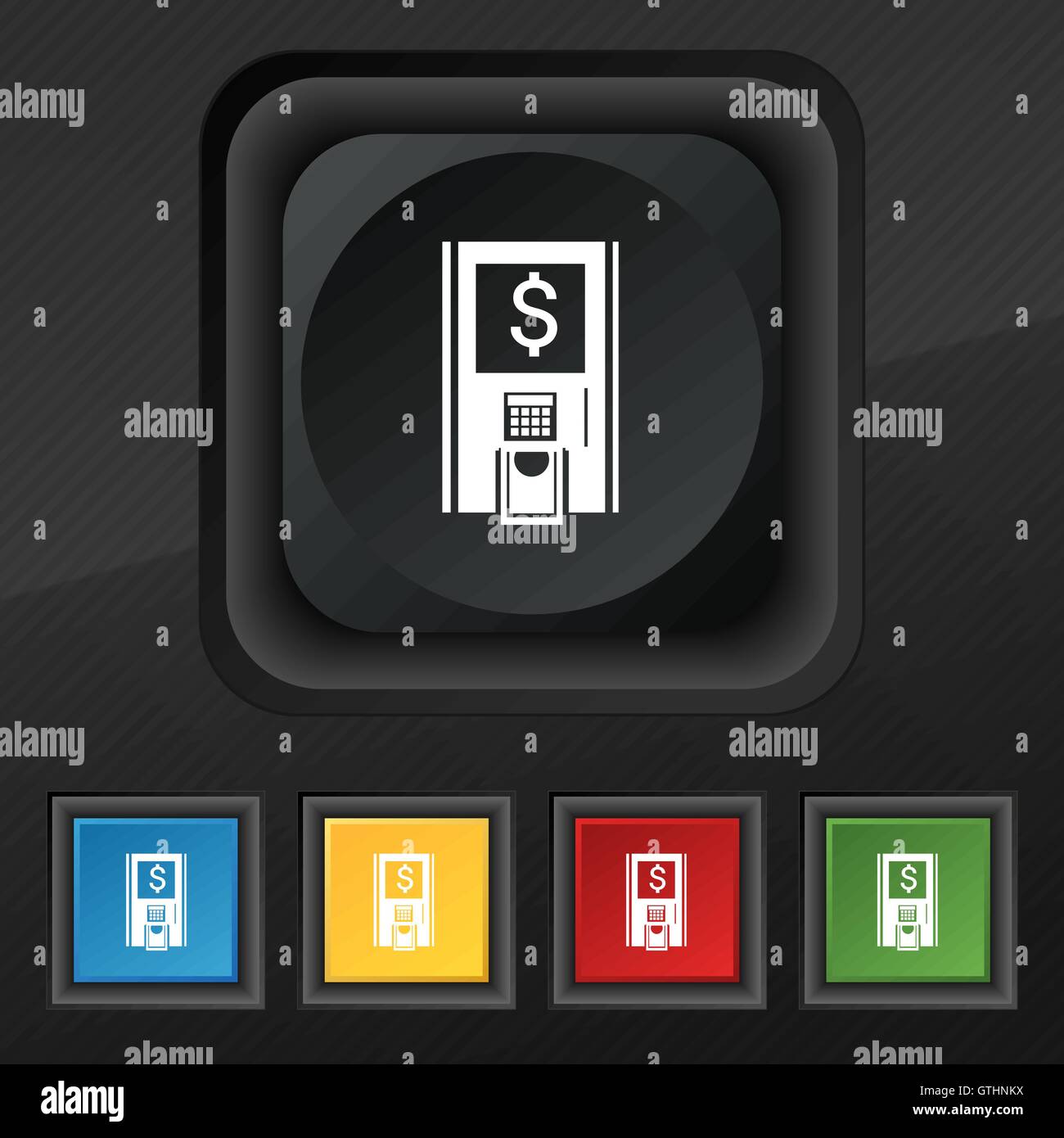 Atm symbol icon design hi-res stock photography and images - Alamy