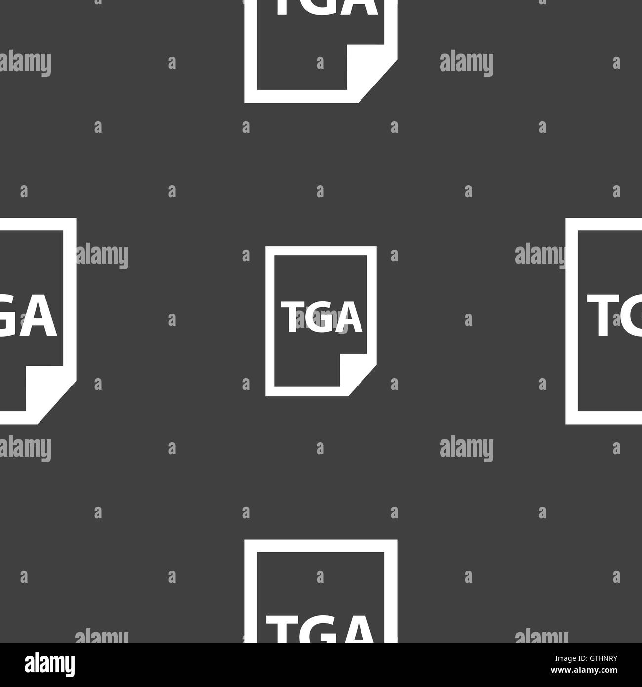 Image File type Format TGA icon sign. Seamless pattern on a gray ...