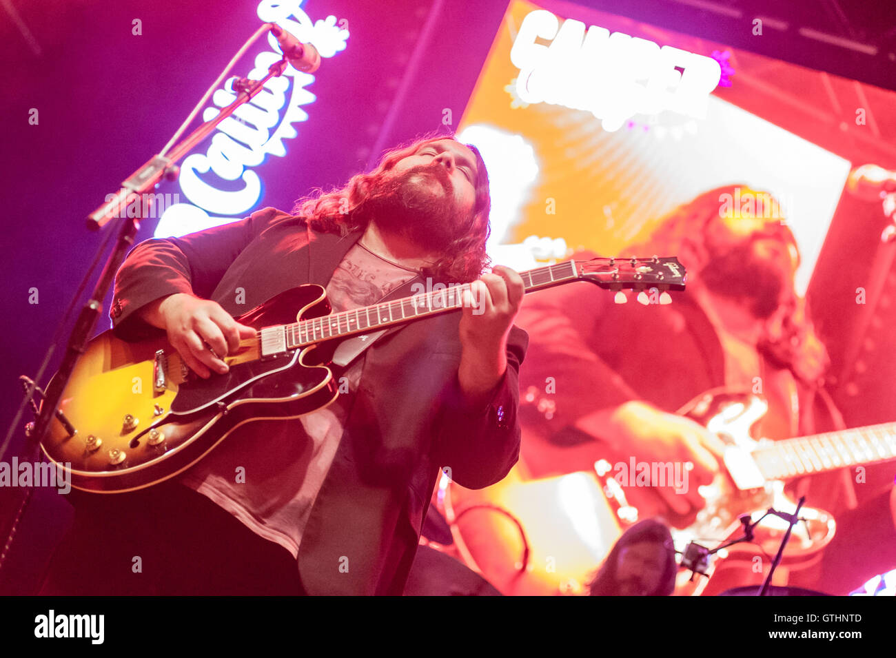 The Magic Numbers play "The Lakeside Stage" at Camper Calling, Ragley ...