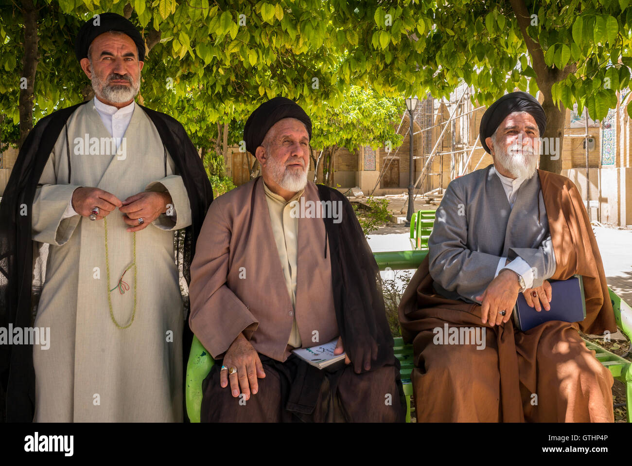 Historical Khan school in Shiraz, Iran. Akhoond or clerics. In Iran ...