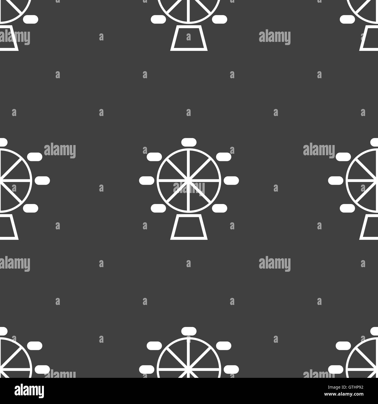 Shadow fairground ferris wheel Black and White Stock Photos & Images ...