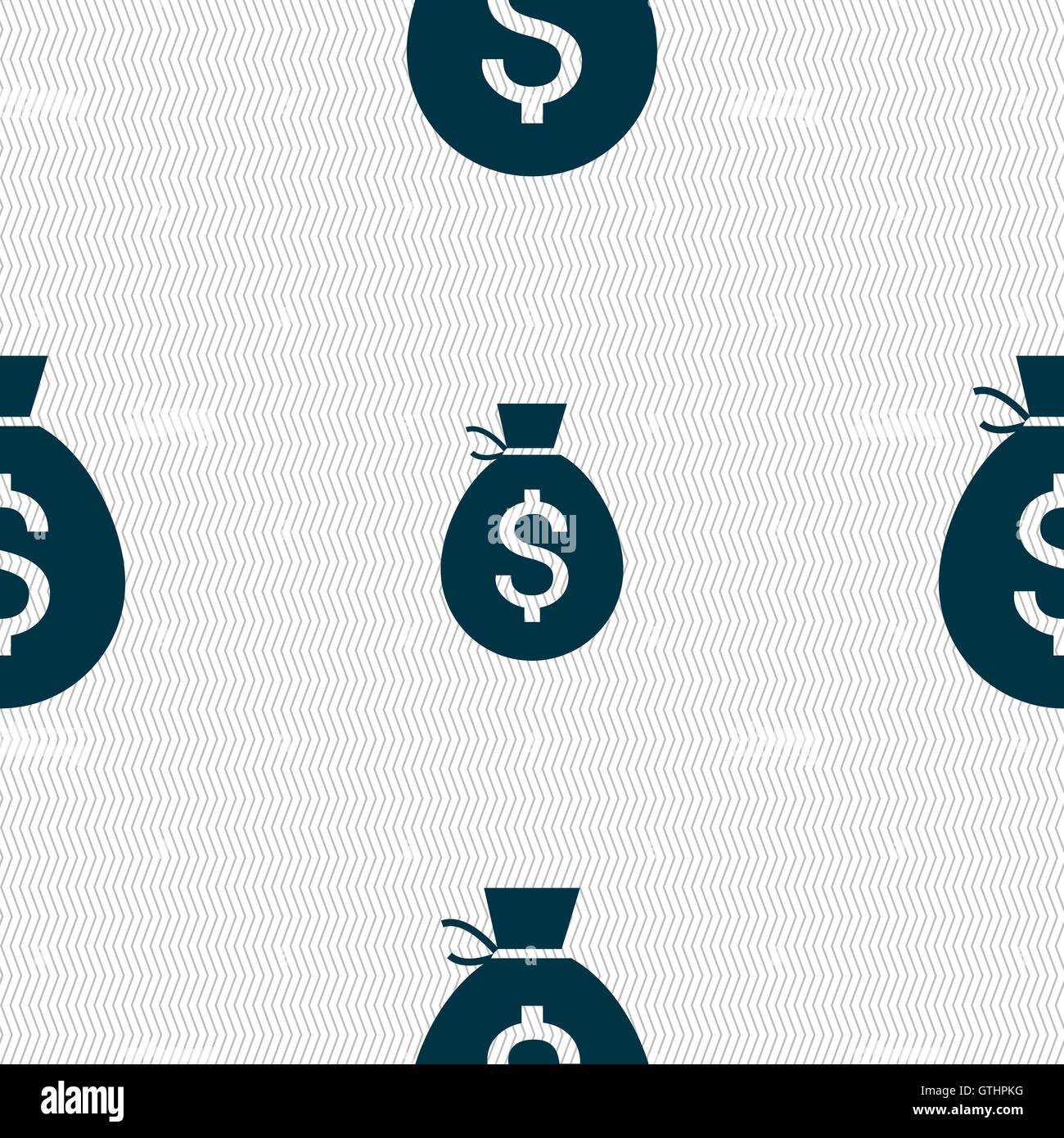 Cartoon green bag money dollar Stock Vector Images - Alamy