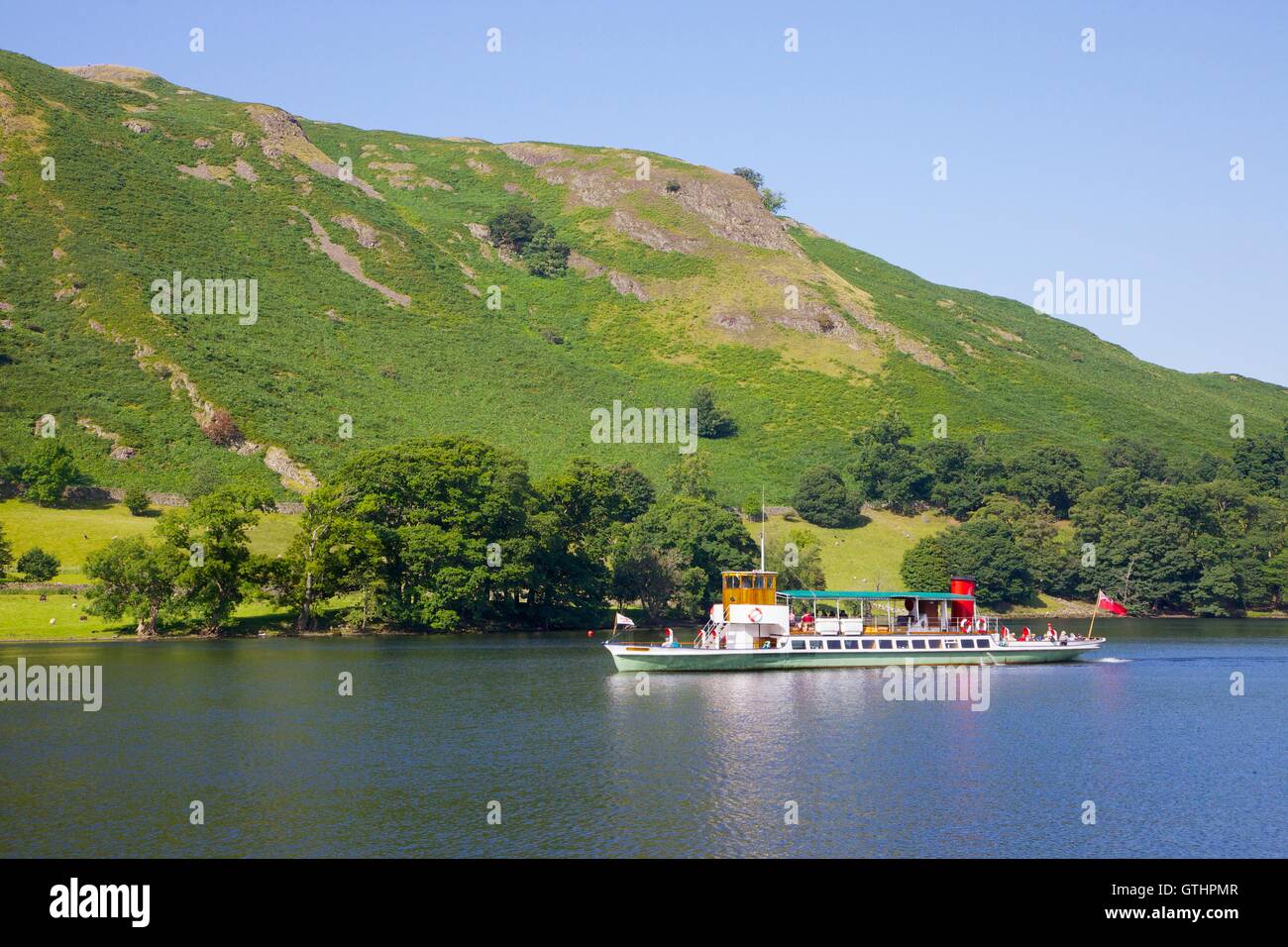 Ullswater steamer howtown hi-res stock photography and images - Alamy
